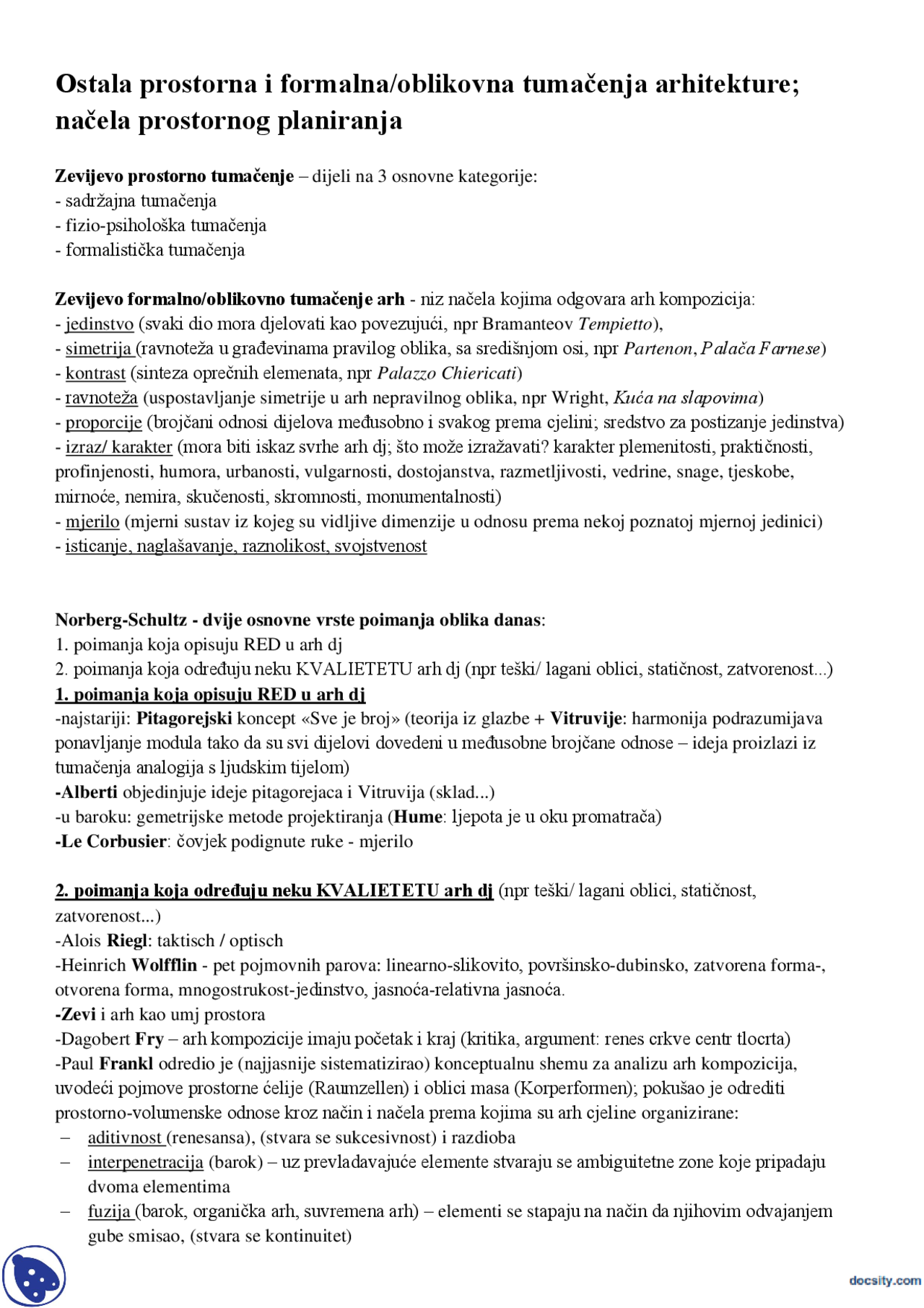 Uvod U Arhitekturu Skripta Arhitektura 3 Rezime Predlog Arhitektura