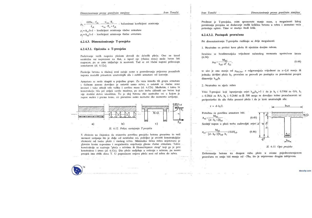 Betonske konstrukcije-Skripta-Konstrukcije-Gradjevina 5 | Rezime' predlog Konstrukcije - Docsity