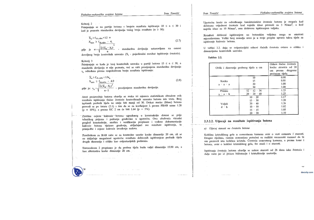 Betonske konstrukcije-Skripta-Konstrukcije-Gradjevina 2 | Rezime' predlog Konstrukcije - Docsity