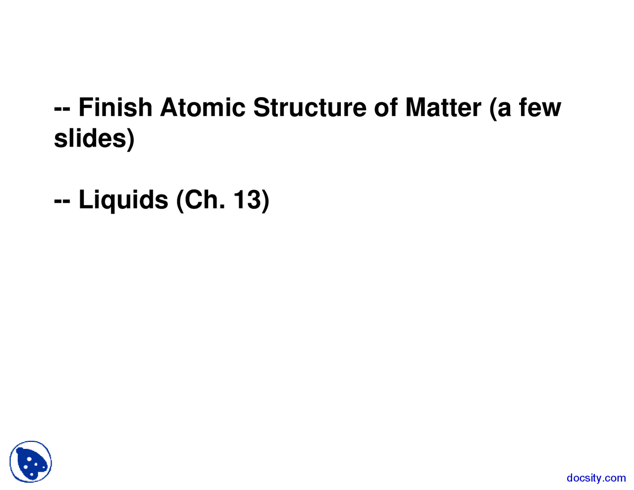 Liquids Lecture Slides Basic Concepts Of Physics Slides Physics