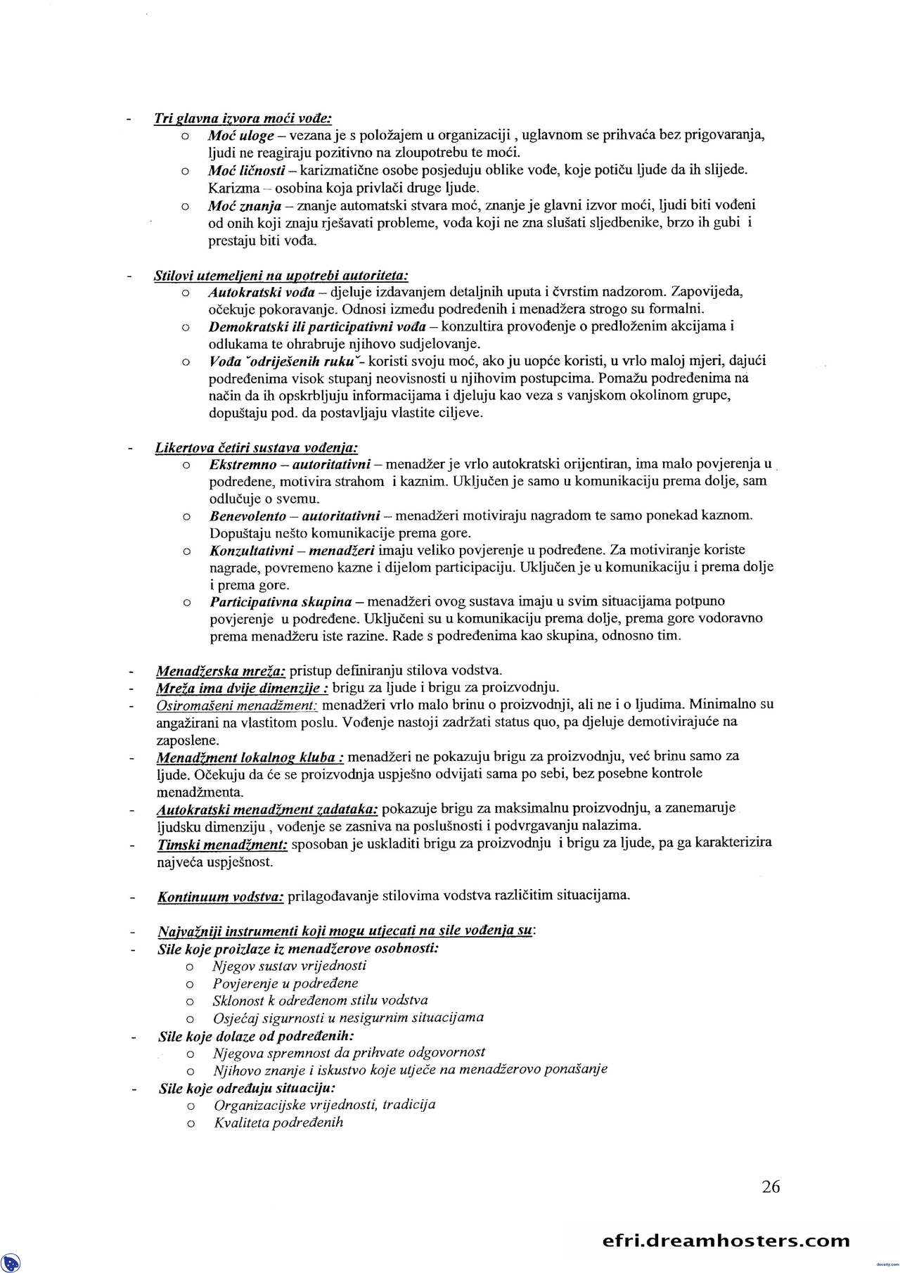 Razvoj preduzetnistva-Beleska-Menadzment-Ekonomija (10) | Beleške' predlog Business Management ...