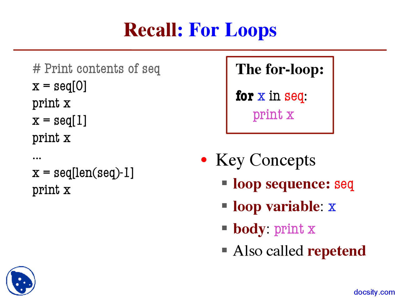 While Loops Introduction To Computing Using Python Lecture Slides