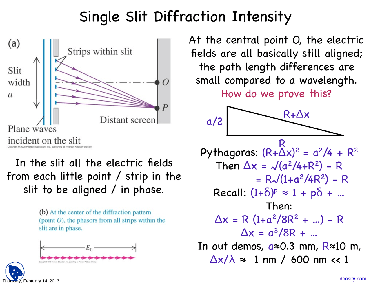 Diffraction Interference Optics And Modern Physics Lecture Slides