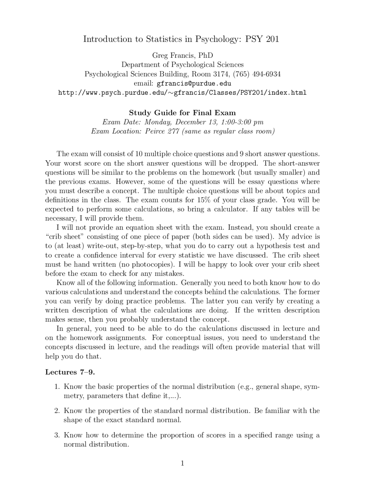 Normal Distribution - Introduction to Statistics in Psychology ...