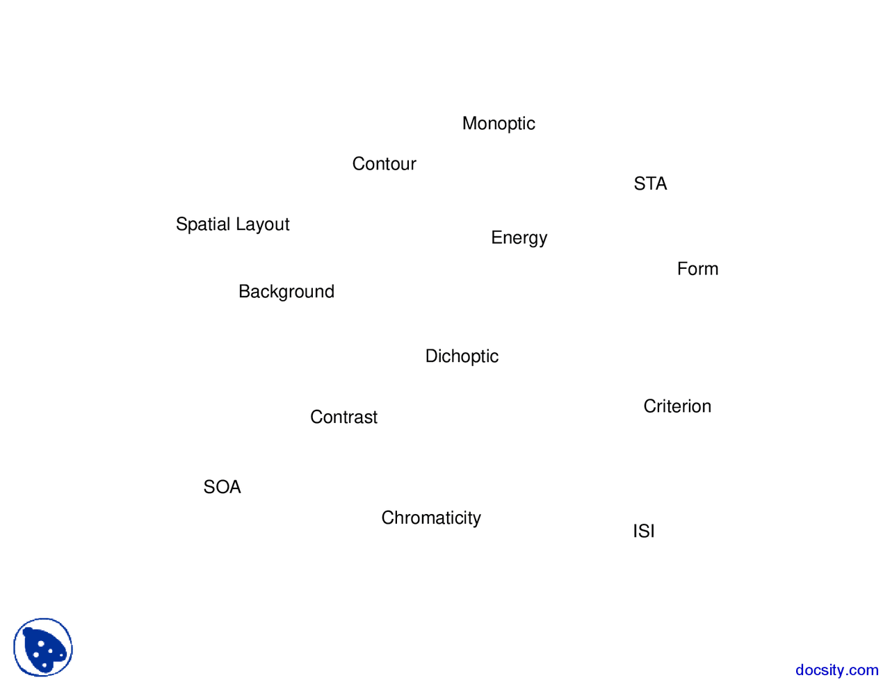Primate Visual System - Dynamic Vision - Lecture Slides - Docsity