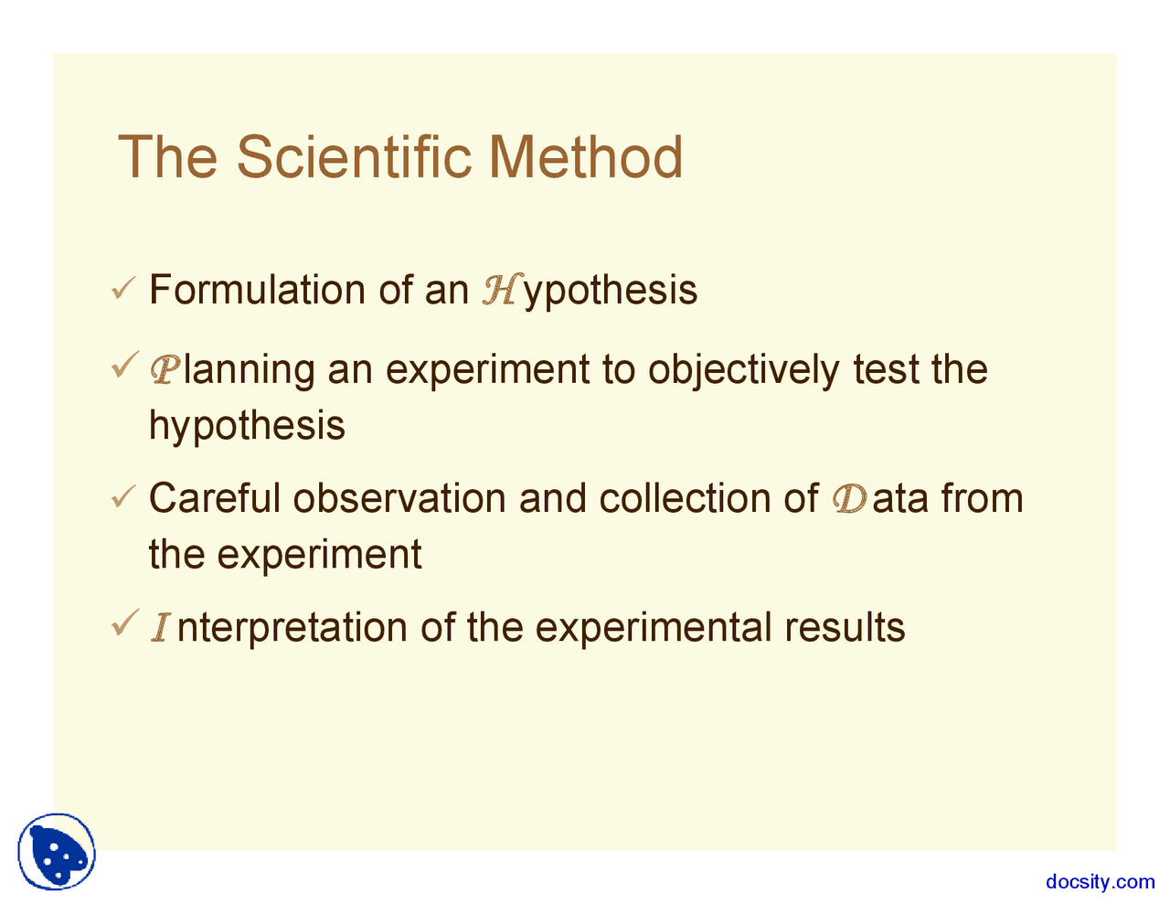 Scientific Method - Experimental Design in Agriculture - Lecture Slides ...