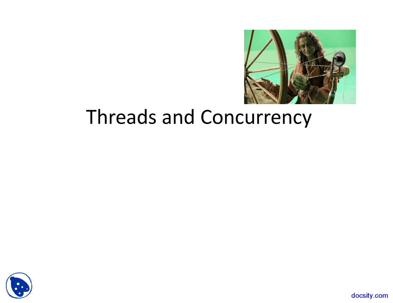 Threads And Concurrency Object Oriented Programming And Data