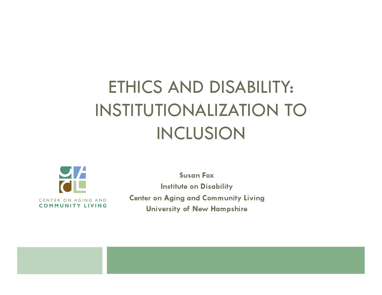 Disability And Ethics Genes And Society Lecture Slides Docsity