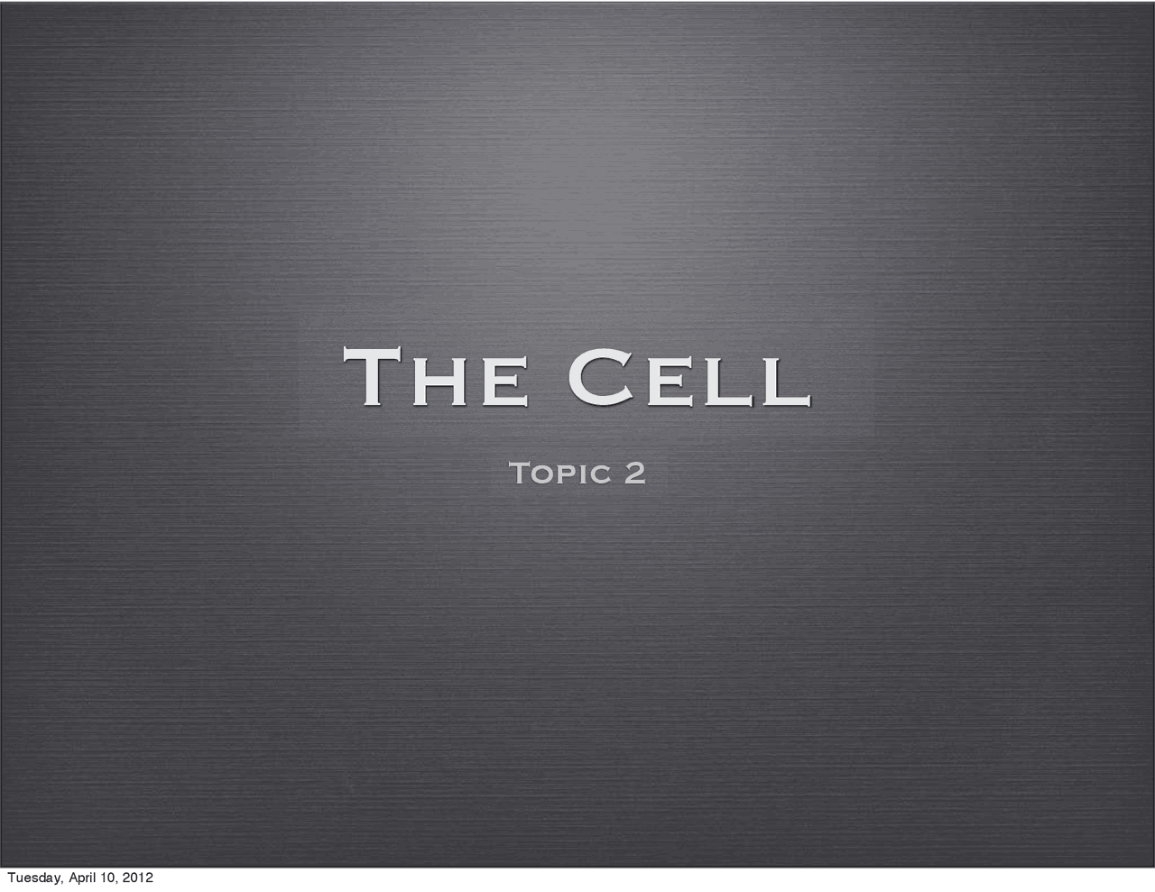 The Cell Genes And Society Lecture Slides Docsity