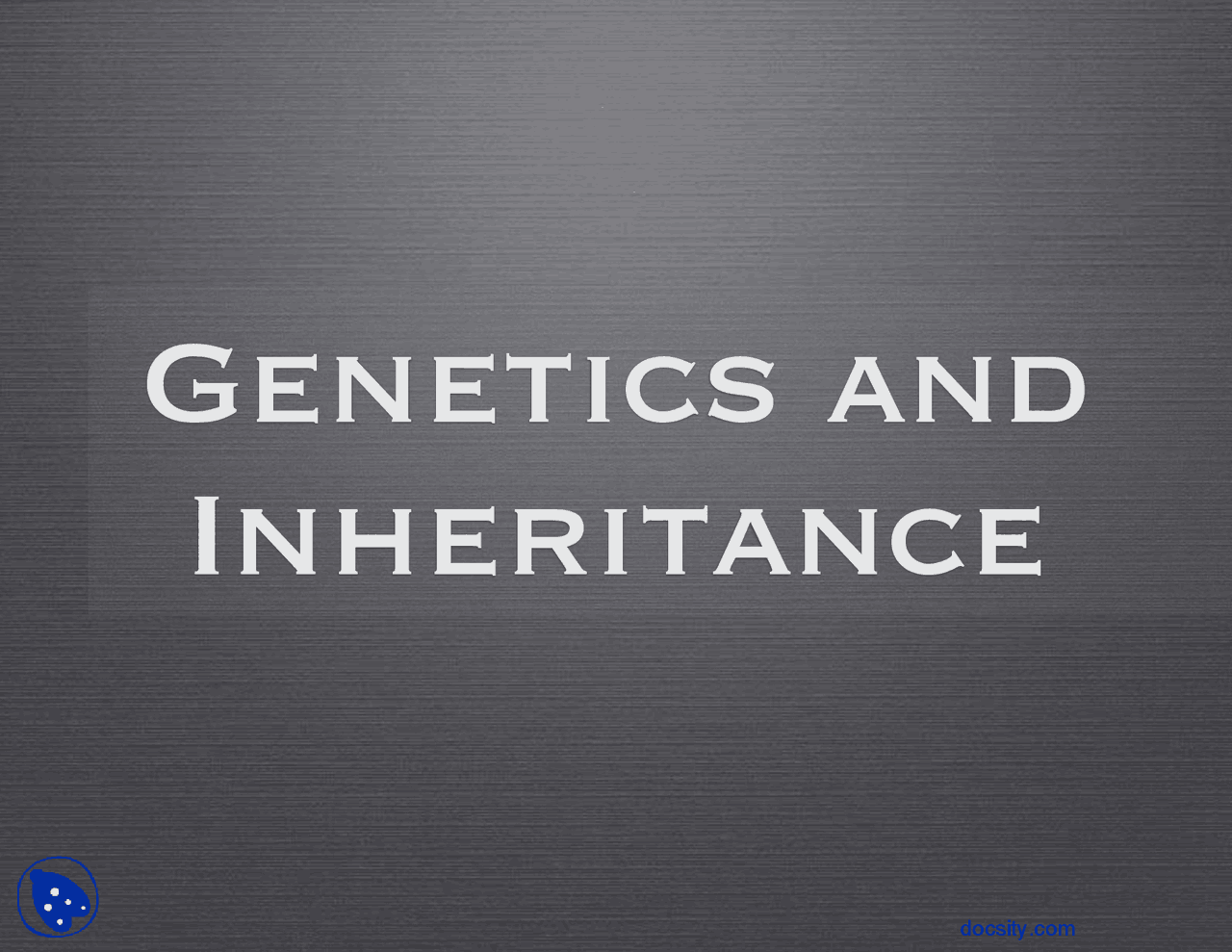 Genetics Inheritance Genes And Society Lecture Slides Docsity