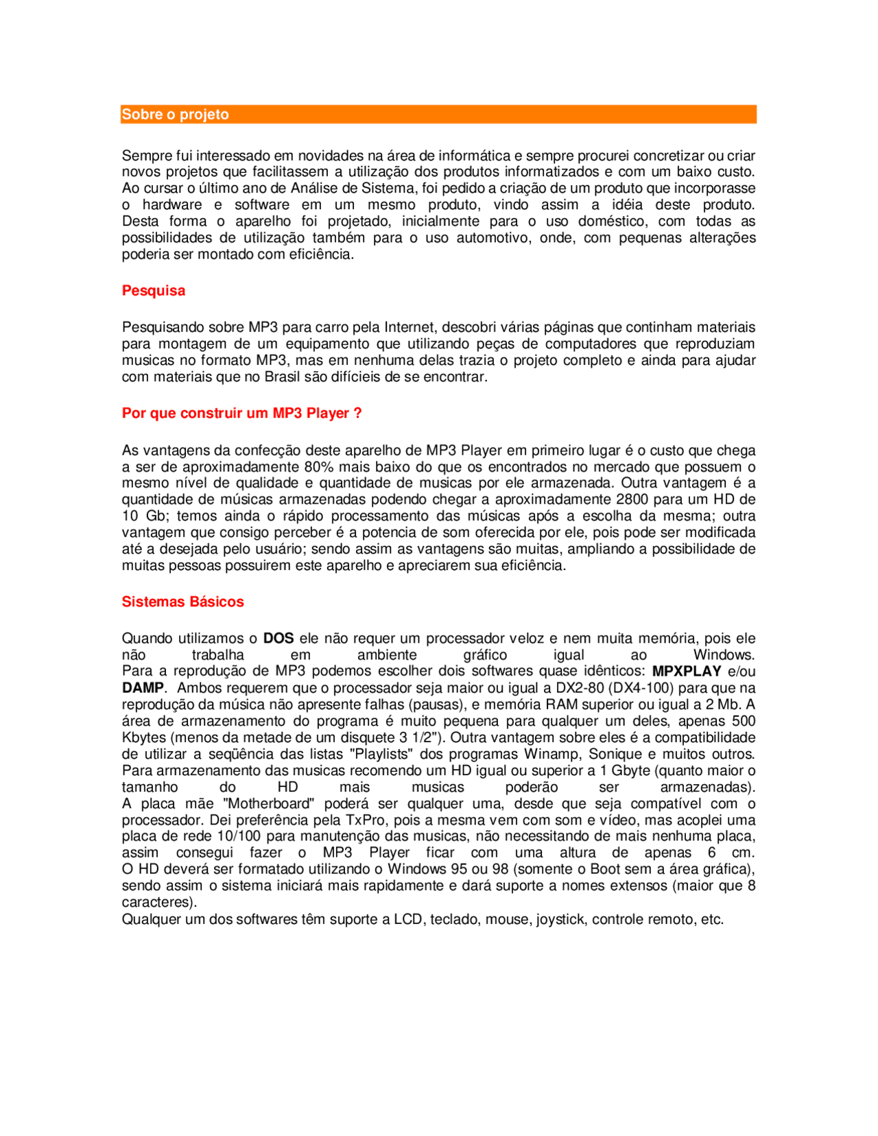 Mp3 Player Apostilas Informática Part1 Docsity
