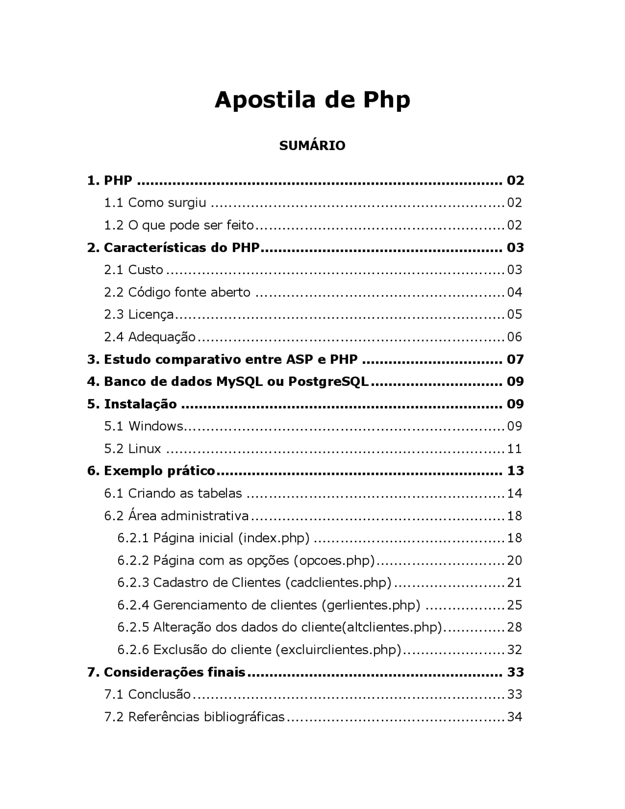 Php Apostilas Informática Part1 Docsity