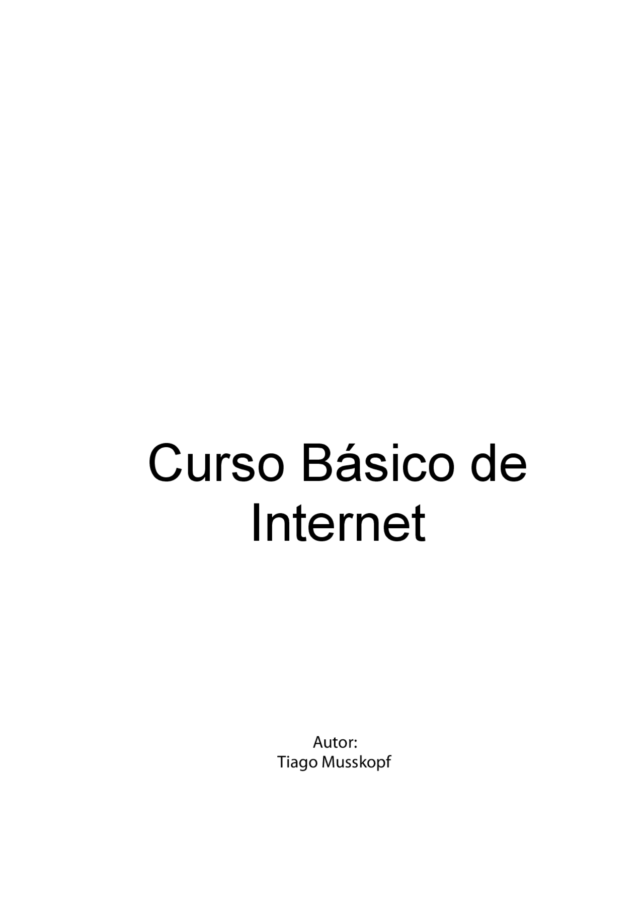 Curso Básico de Internet - Apostilas - Informática Part1 - Docsity