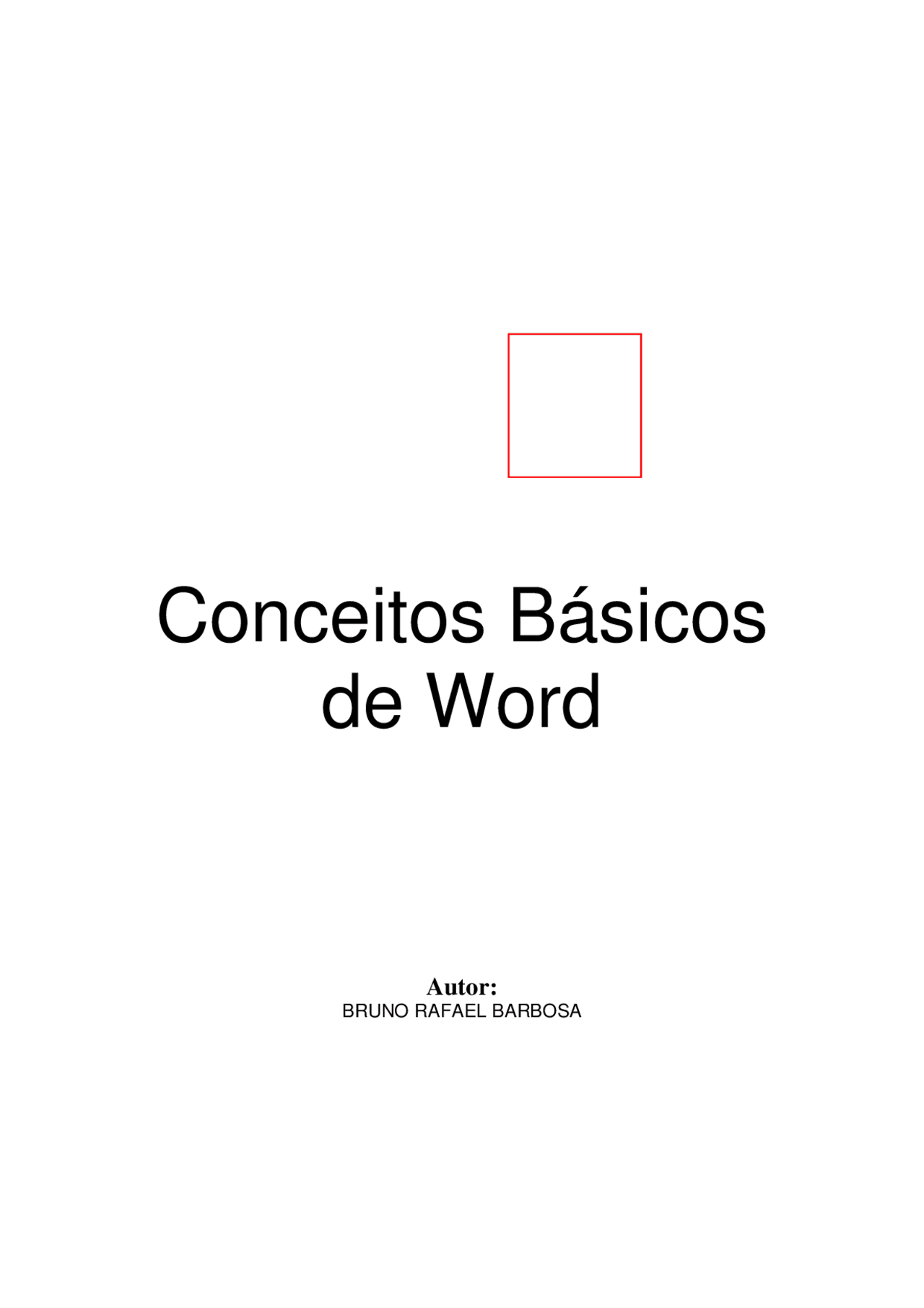 Conceitos Básicos de Word - Apostilas - Informática Part1 | Notas de estudo Informática | Docsity