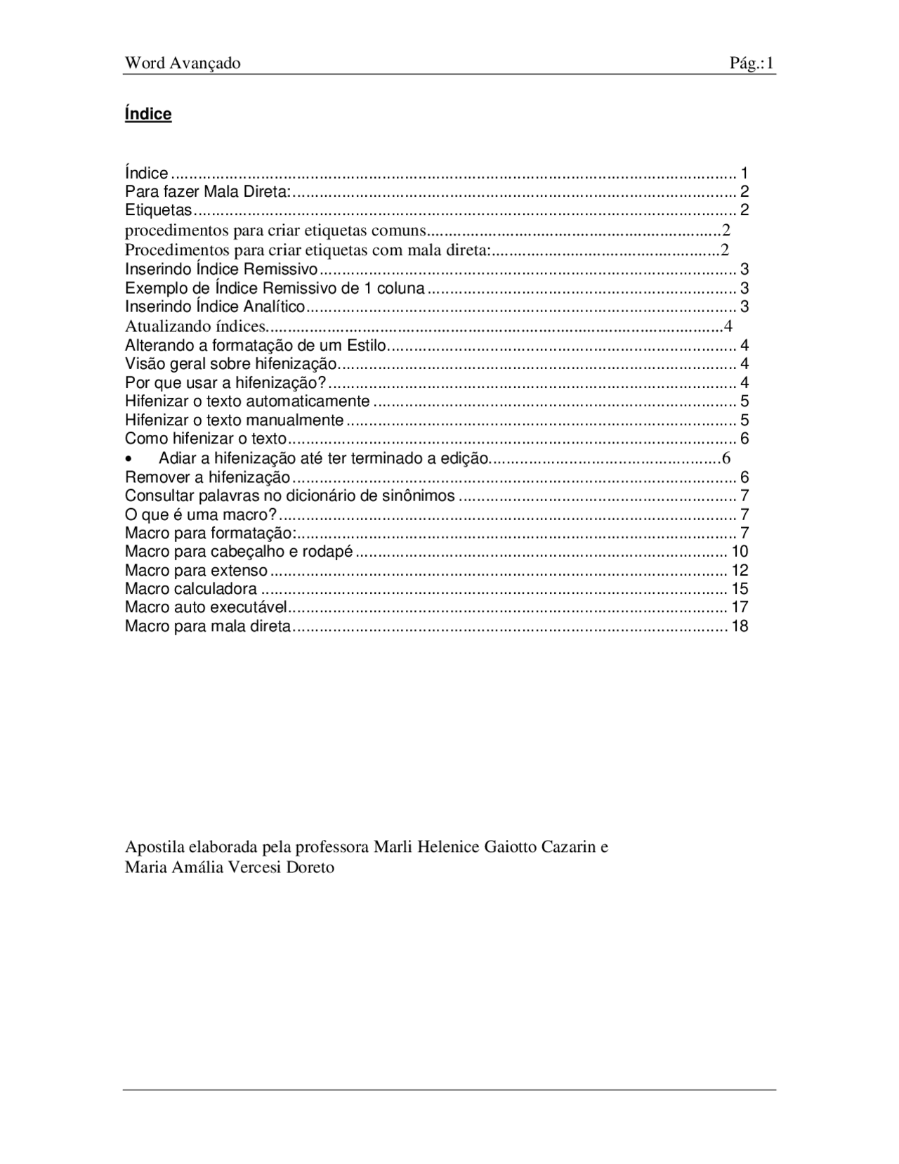 Word Avançado Apostilas Informática Part1 Docsity