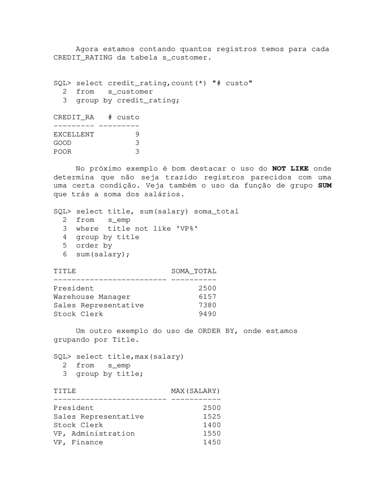 Comandos Sql Apostilas Informática Part2 Docsity