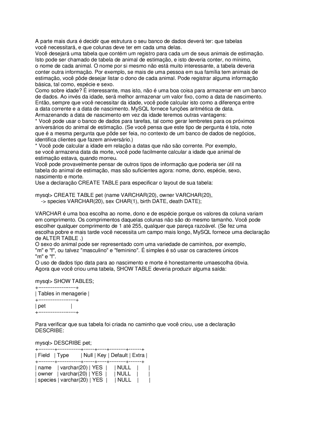 Tutorial De Mysql Apostilas Informática Part2 Docsity
