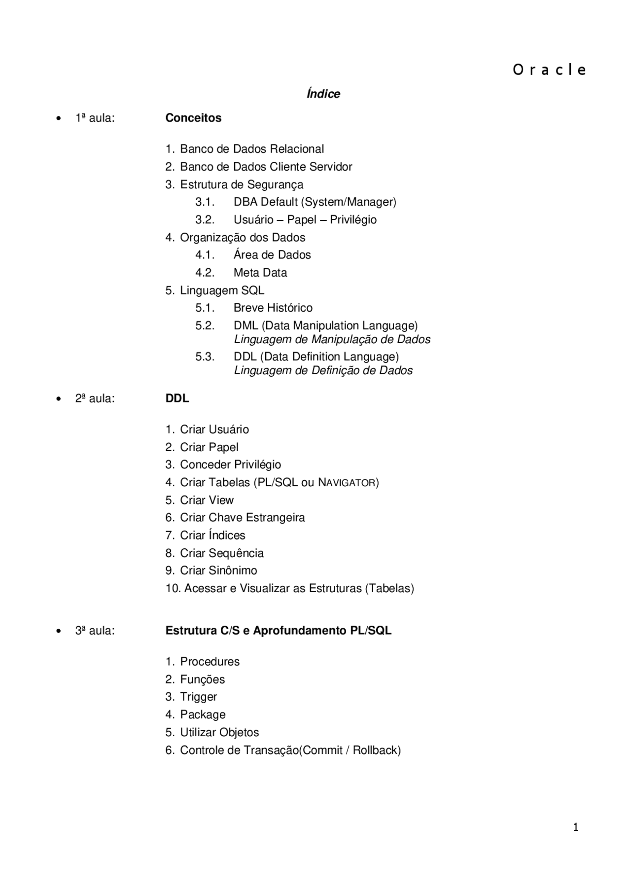 Oracle Apostilas Informática Part1 Docsity