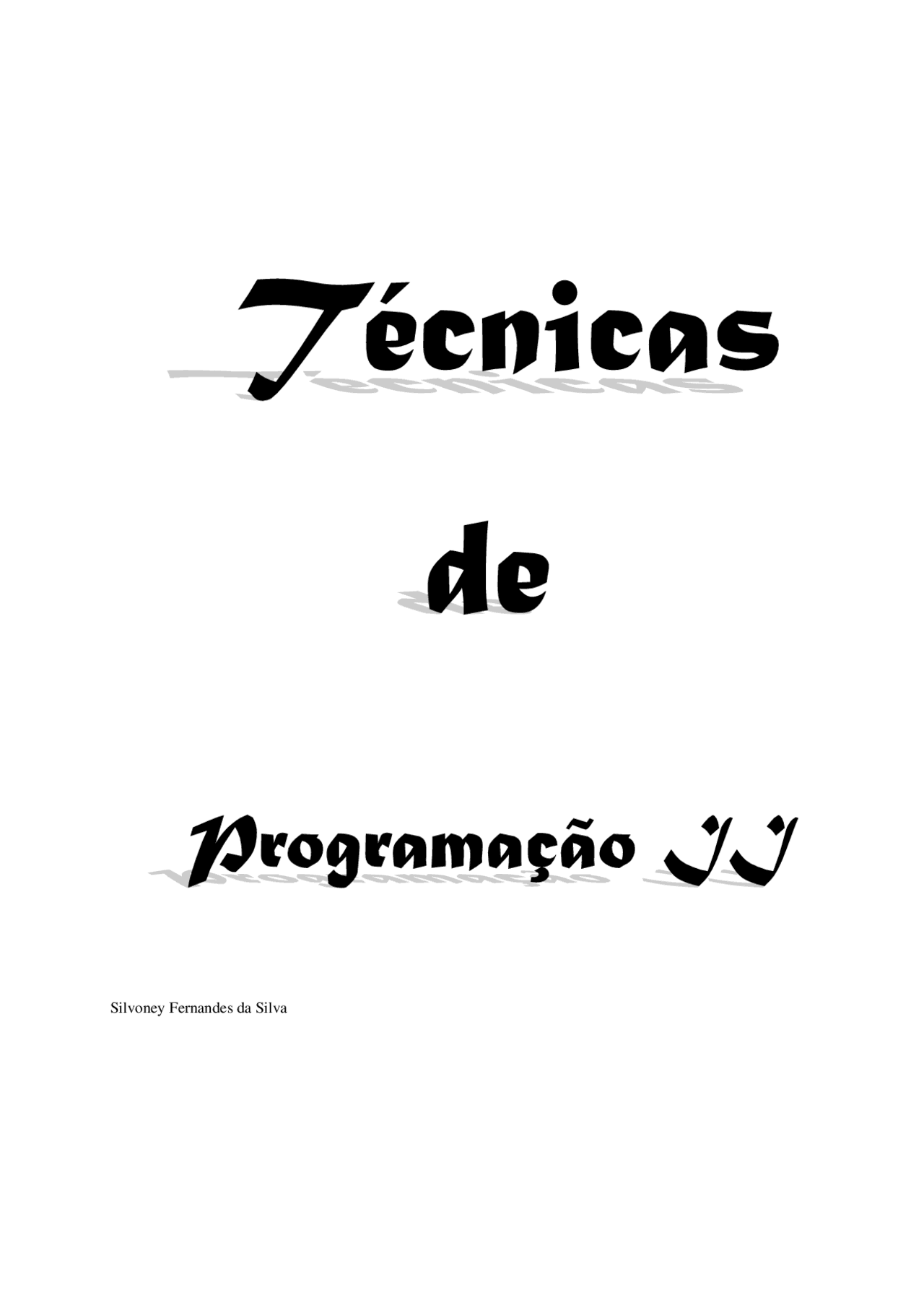 Técnicas De Programação Apostilas Informática Part1 Docsity