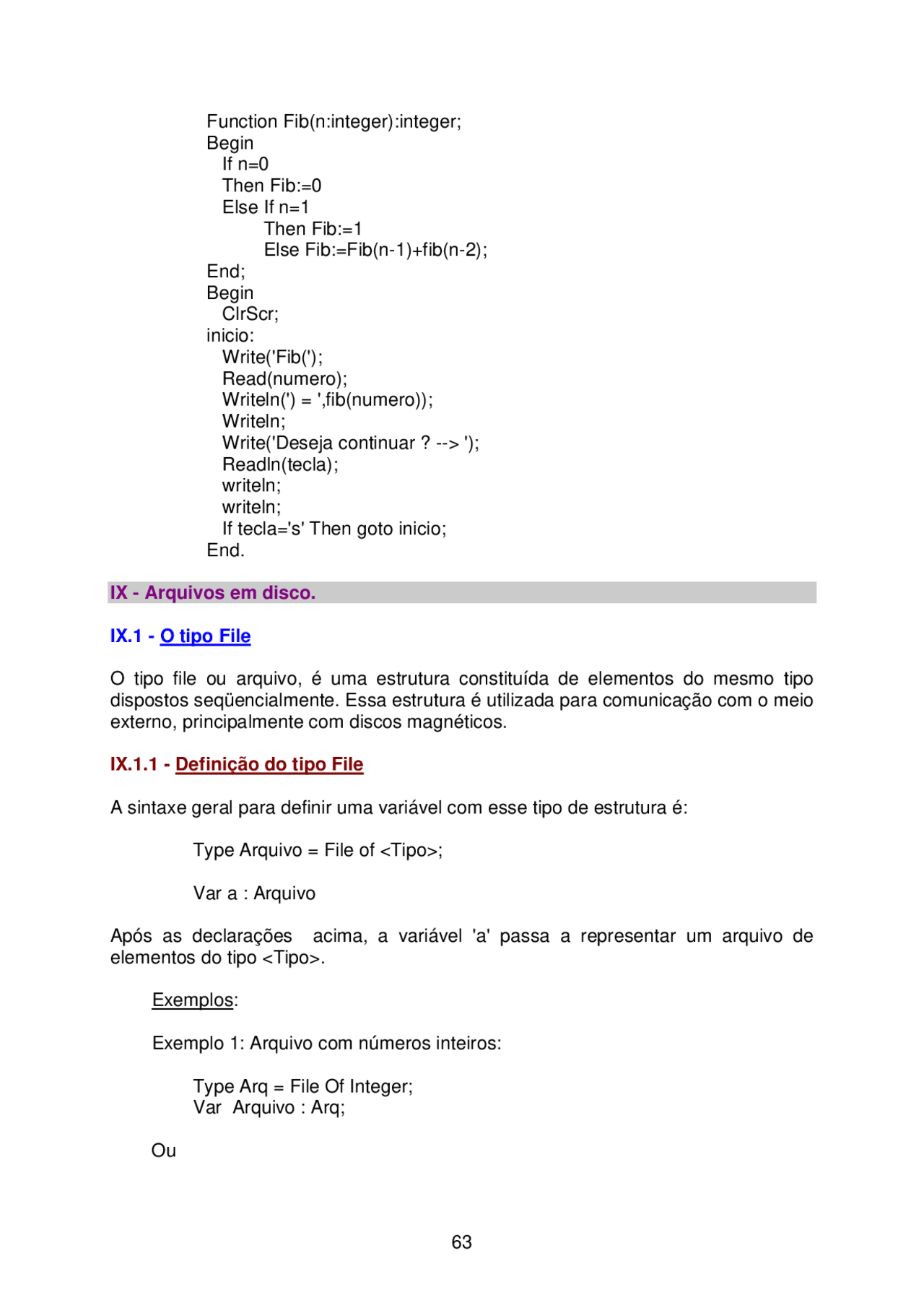 Turbo Pascal Apostilas Informática Part3 Docsity