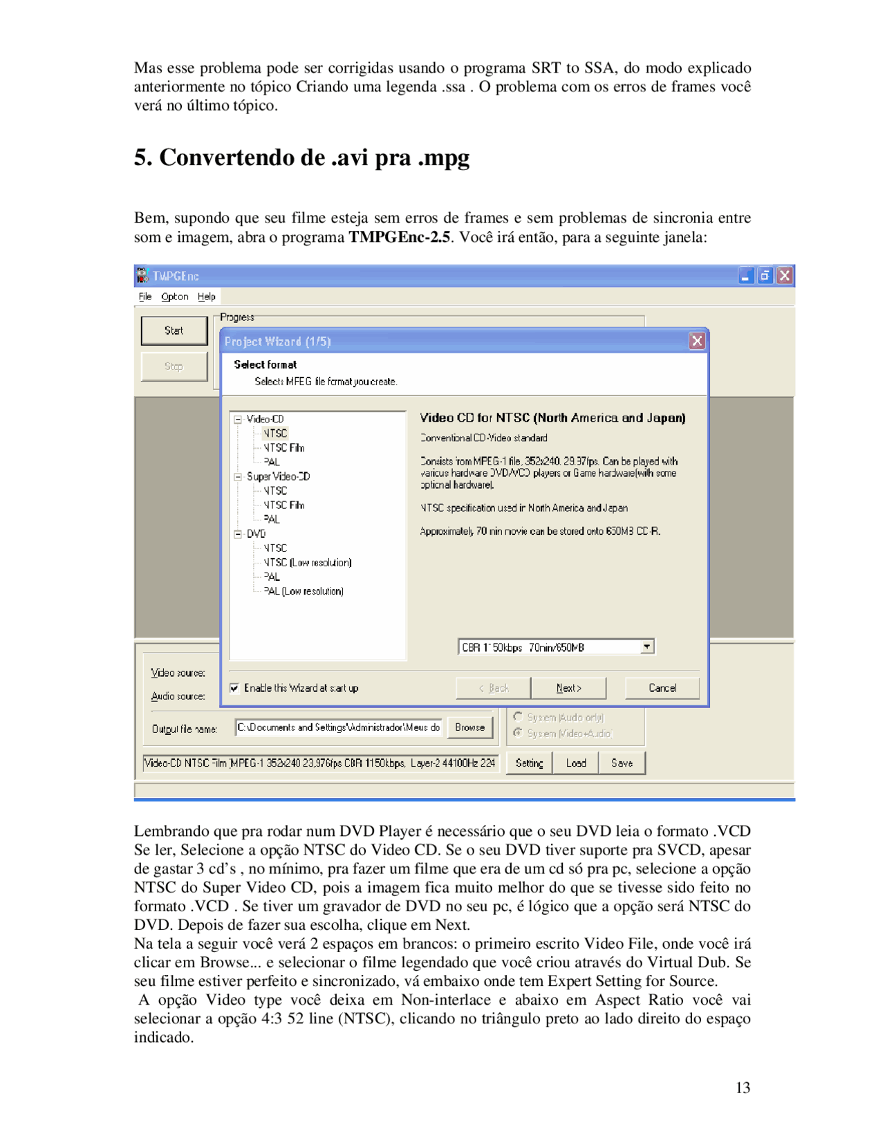 Como fazer un VCD - Apostilas - Informática Part3 - Docsity