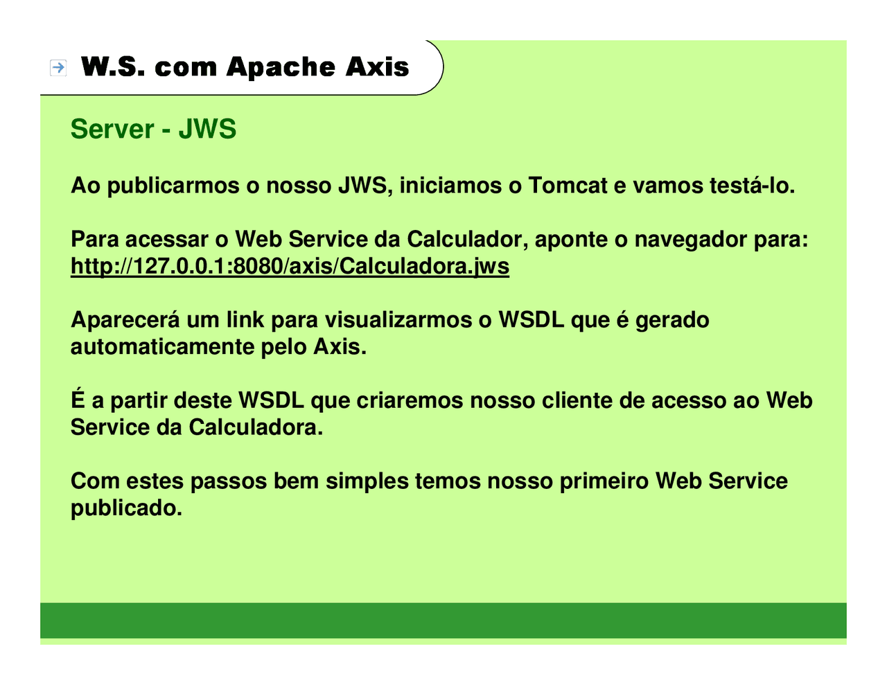 Web Services Com Apache Axis Apostilas Informática Part3 Docsity