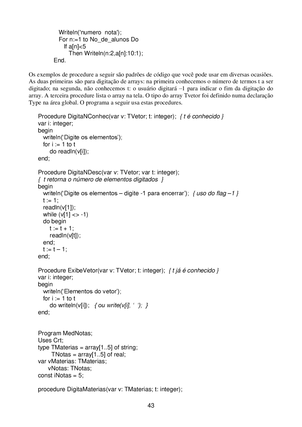 Linguagem Pascal Apostilas Informática Part3 Docsity