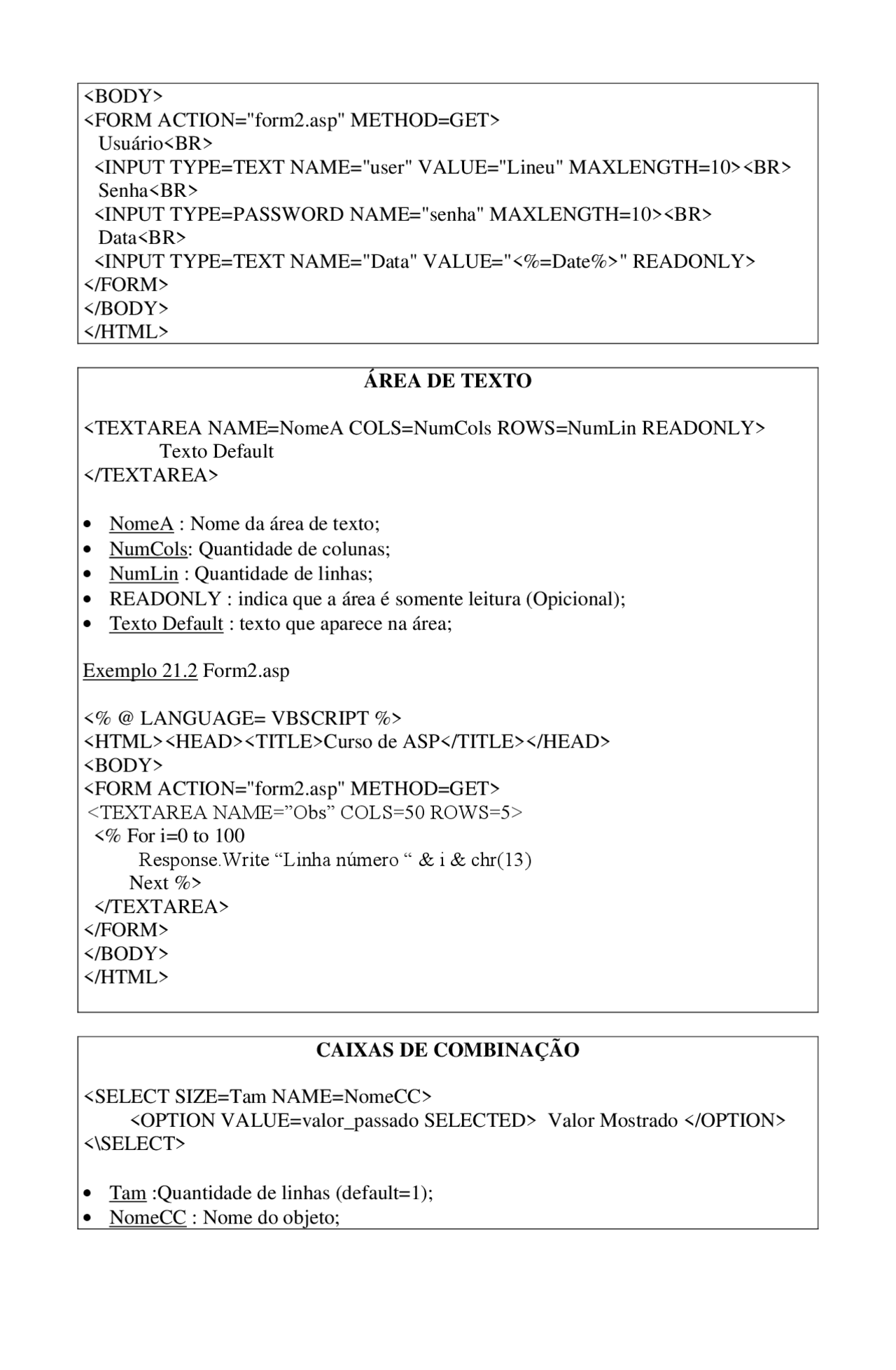 Curso De Active Server Pages Apostilas Informática Part3 Docsity