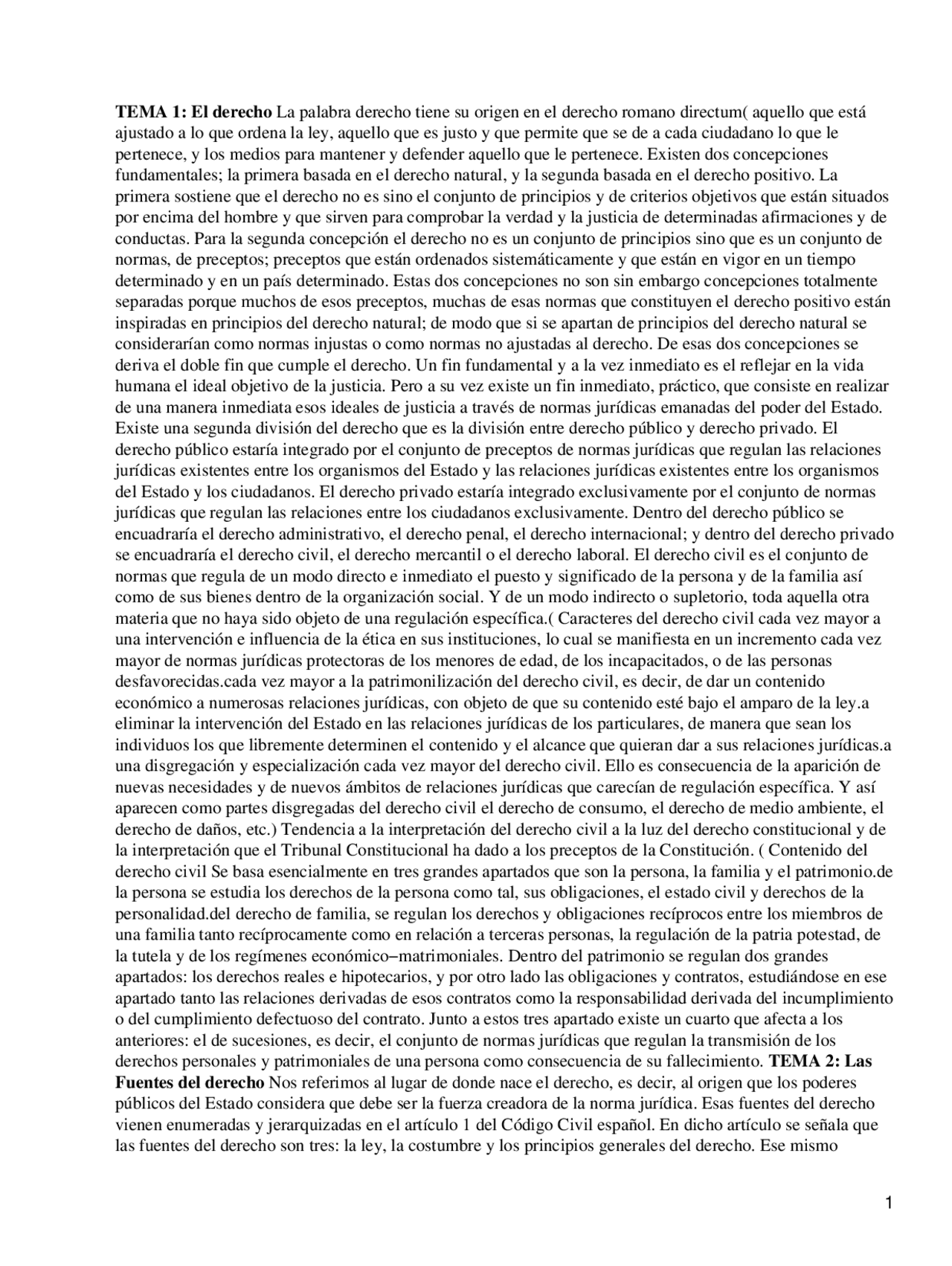 Conceptos De Derecho Apuntes Teoría Del Derecho Part1 Docsity