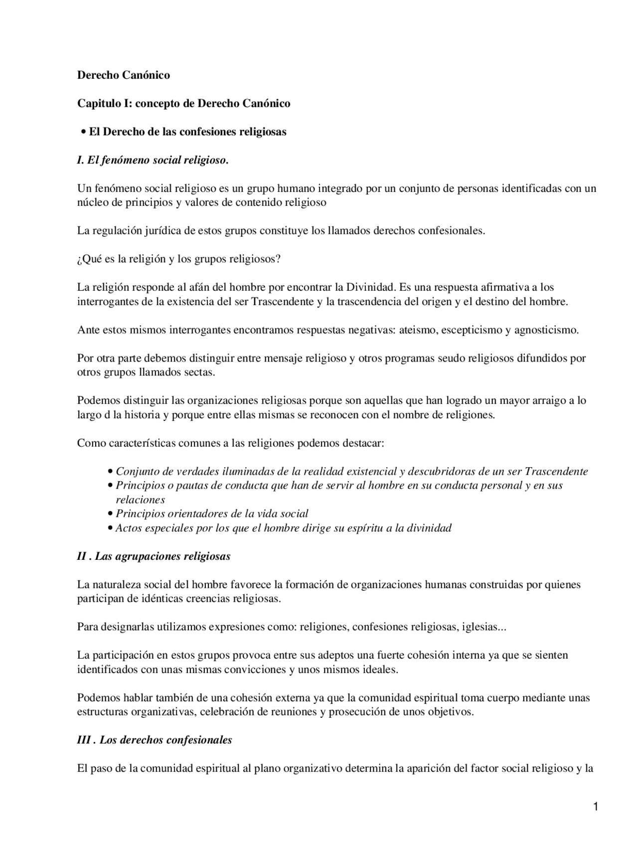 Derecho Canónico Apuntes Derecho Docsity