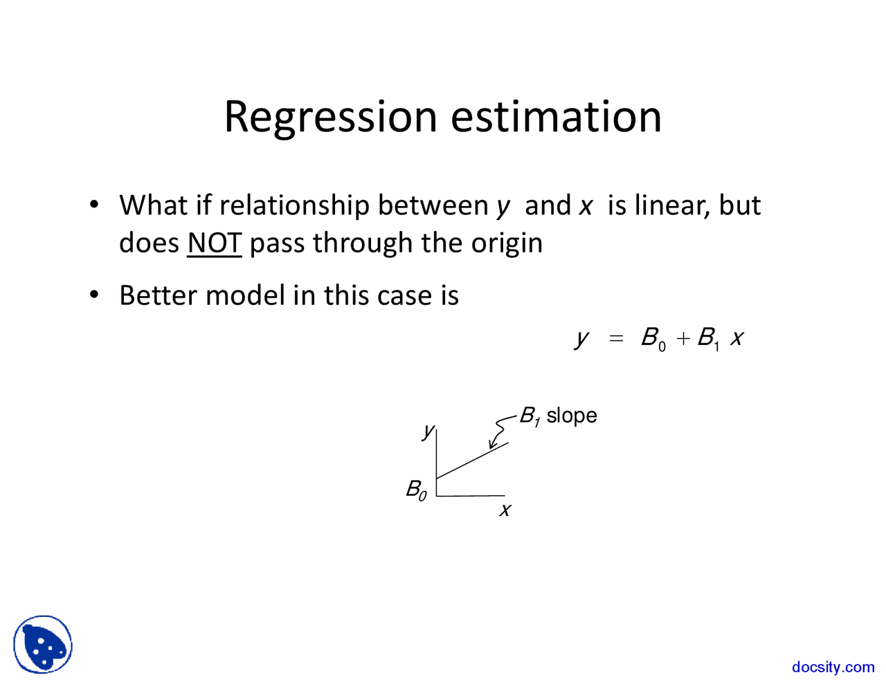 Regression Estimation Survey Sampling Techniques Lecture Slides