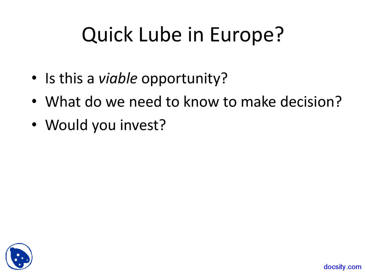 Introduction Global Management Lecture Slides Docsity