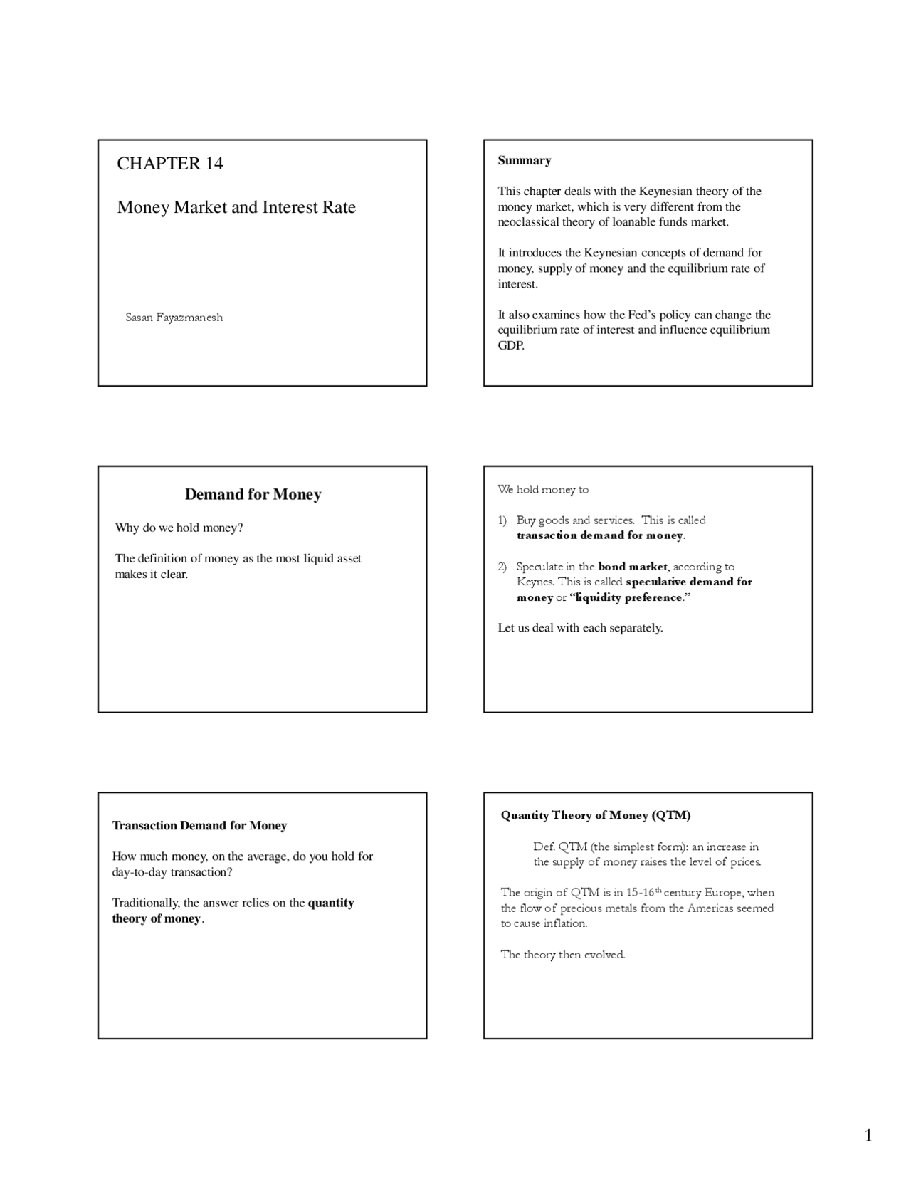 Interest Rate Principles Of Macroeconomics Lecture Slides Docsity