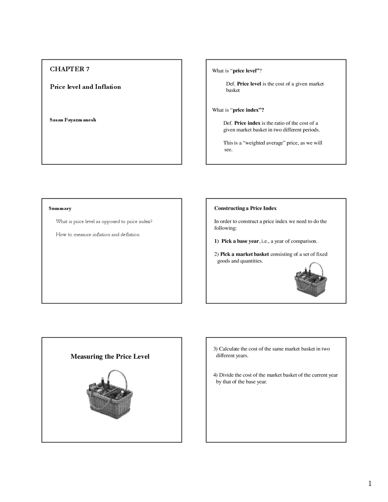 Price Level Principles Of Macroeconomics Lecture Slides Docsity