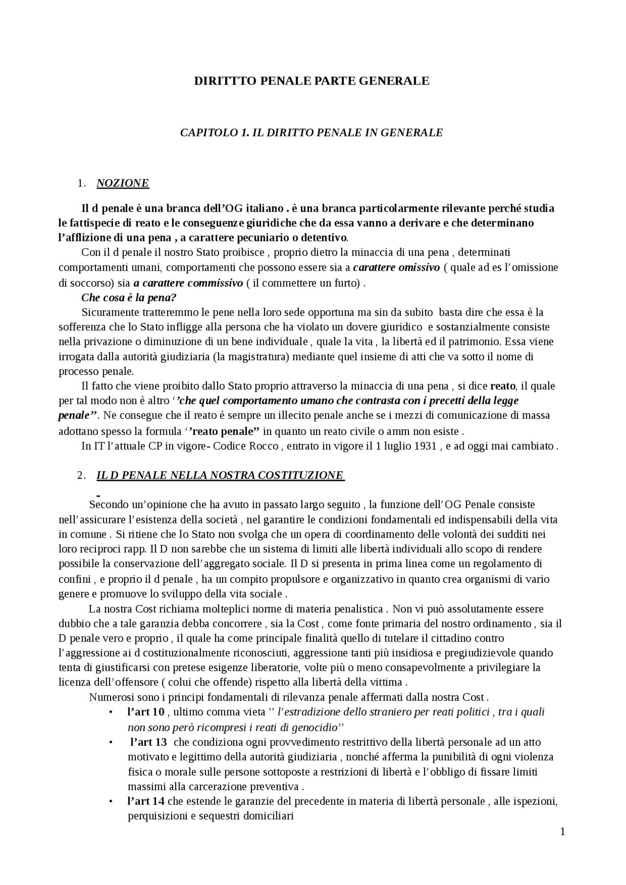 Antolisei Diritto Penale Parte Generale Docsity