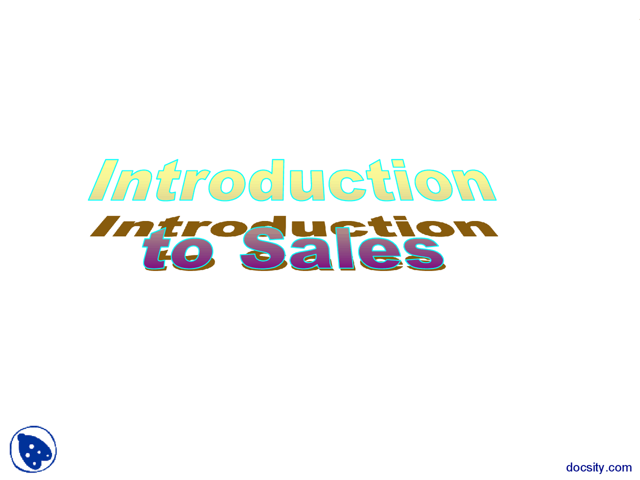 Introduction To Sales Intro To Law Lecture Slides Docsity