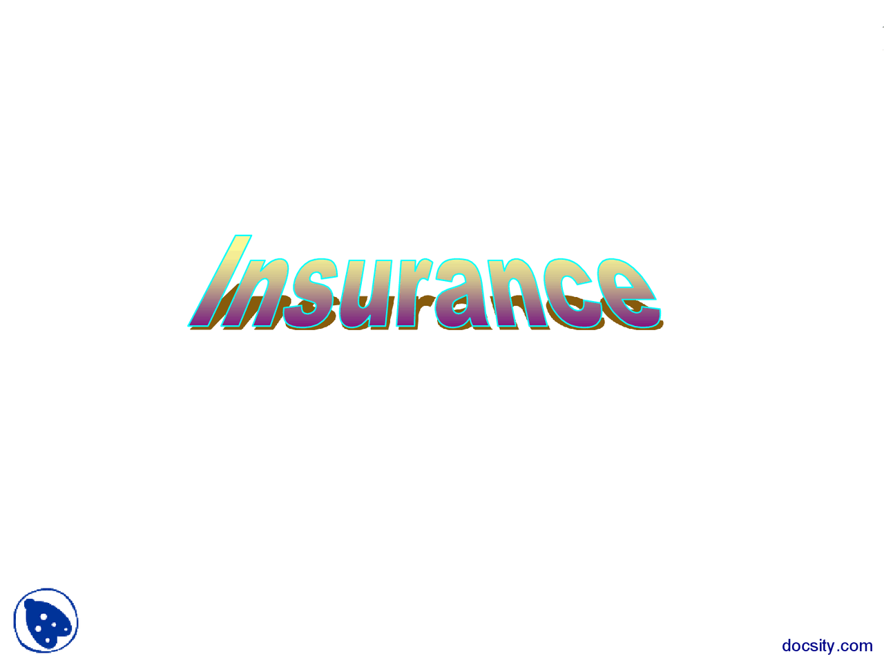 Insurance Intro To Law Lecture Slides Docsity