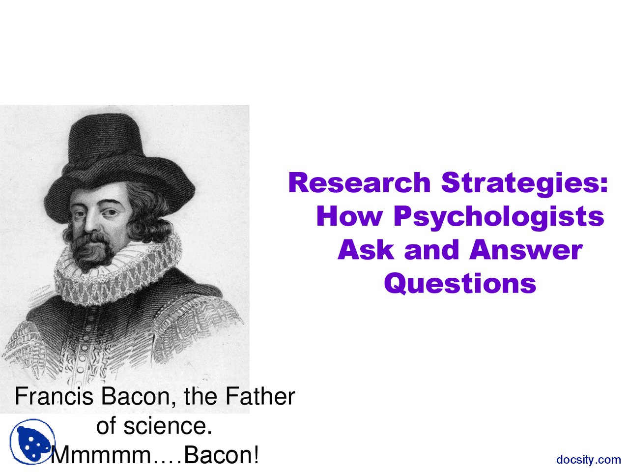 Research Strategies General Psychology Lecture Slides Slides