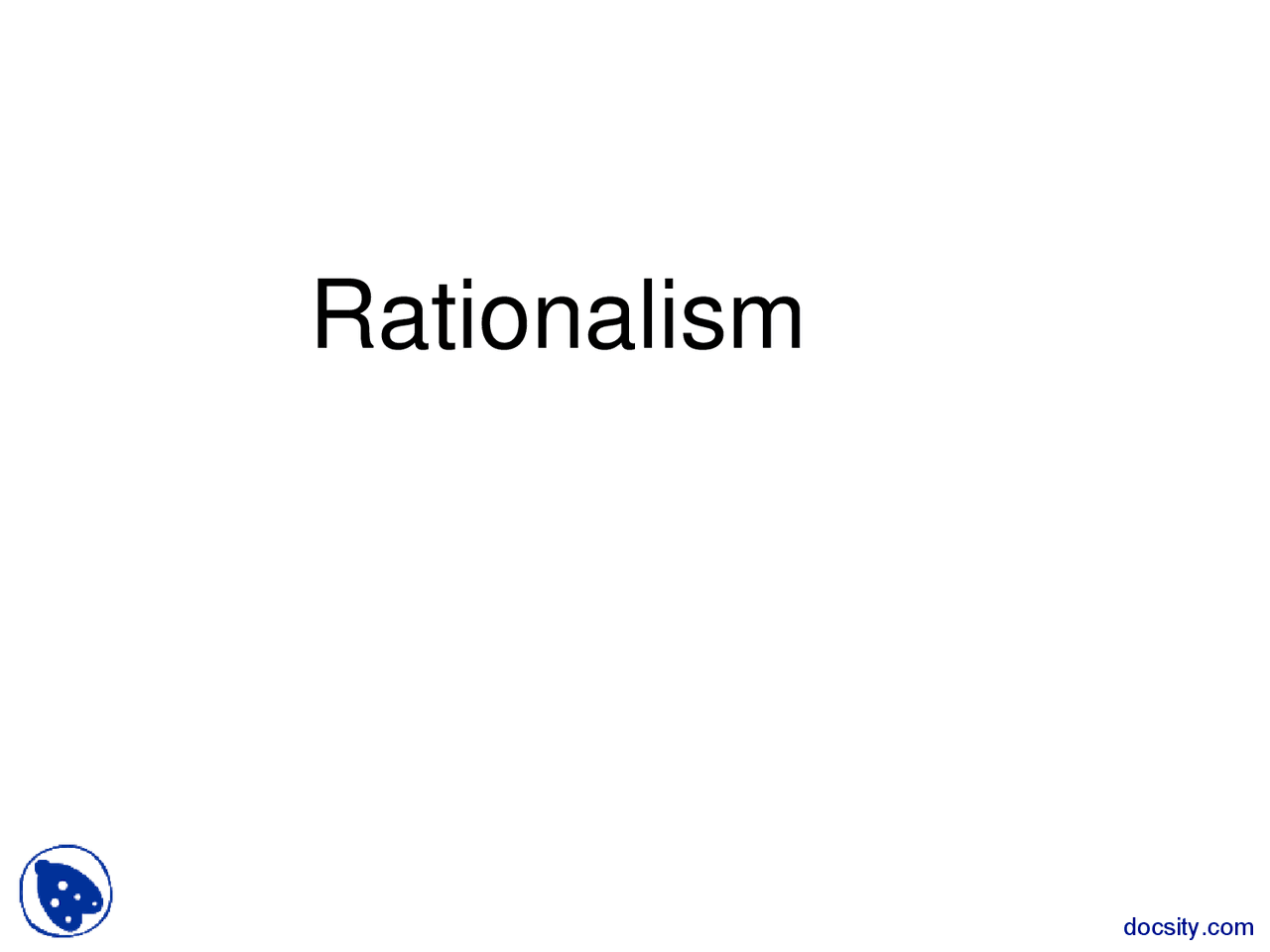 Rationalism - History of Psychology - Lecture Slides | Slides History ...