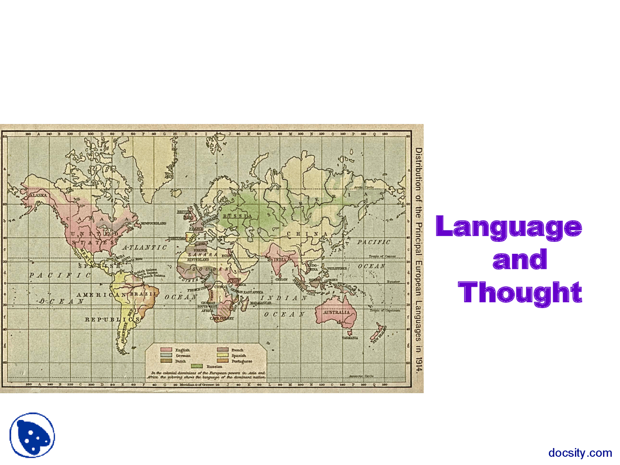 Language And Thought General Psychology Lecture Slides Docsity
