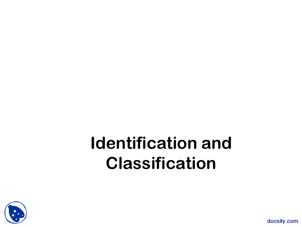 Identification And Classification Psychology Of Cognition And Memory Lecture Slides Docsity