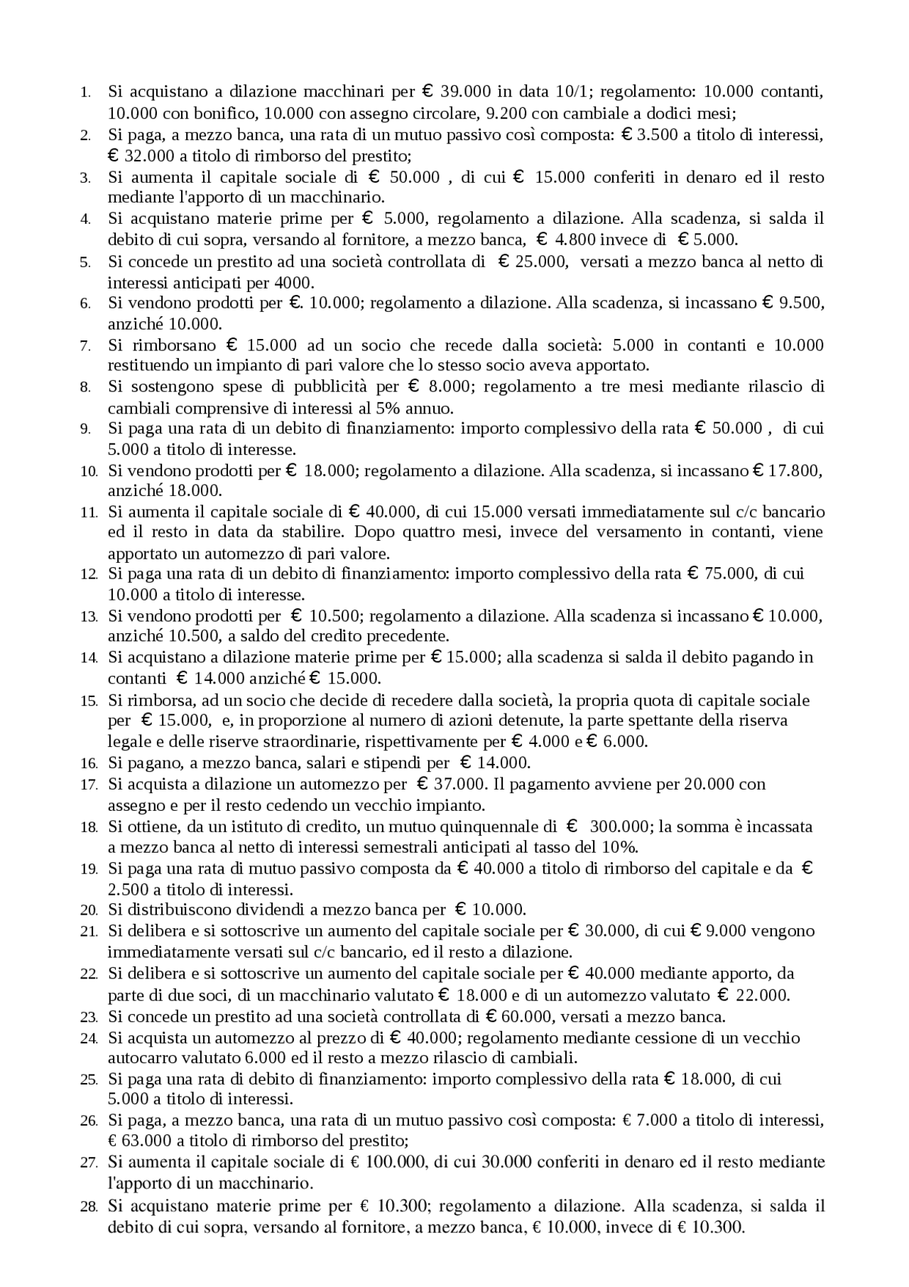 Analisi Delle Variazioni 2 Docsity