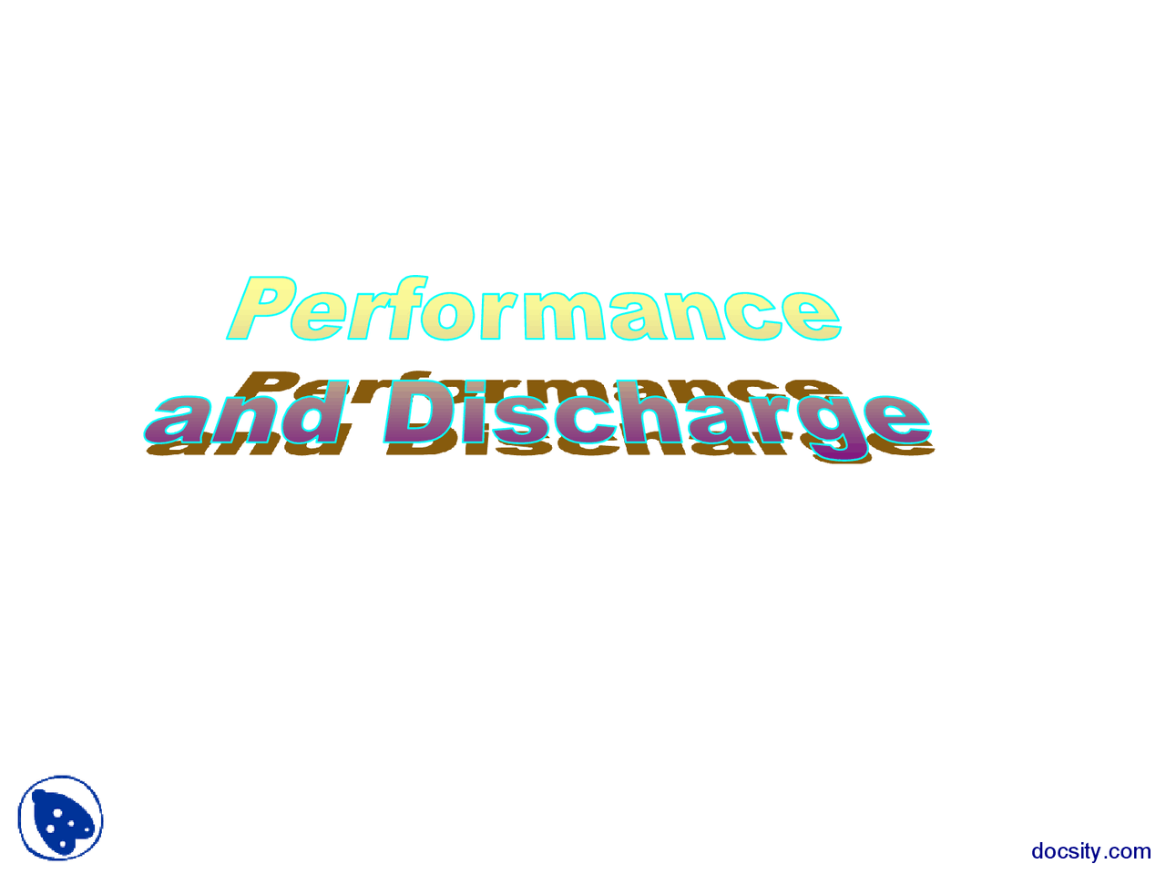 Performance And Discharge Intro To Law Lecture Slides Docsity