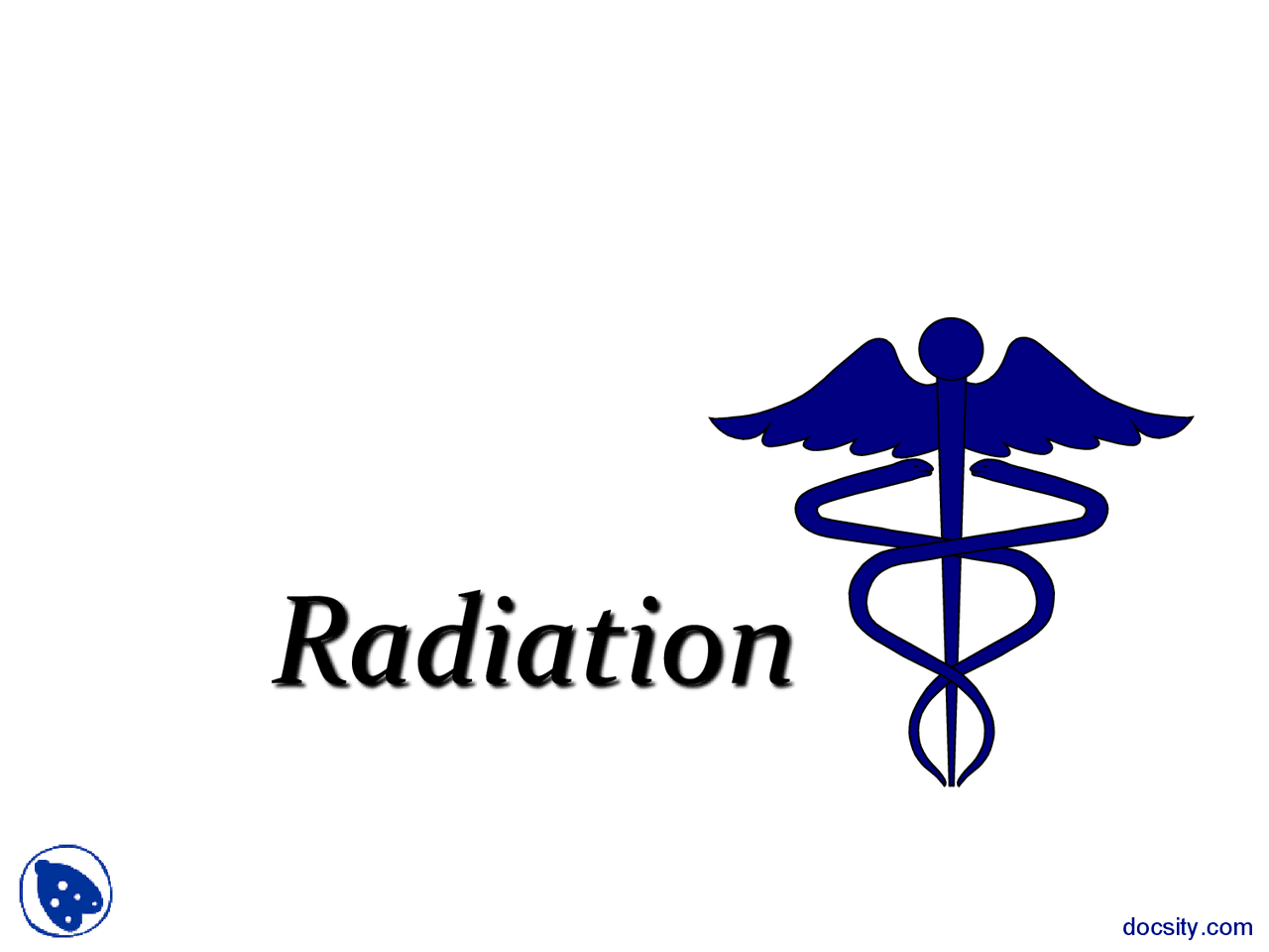 Radiation Radiology Lecture Slides Docsity