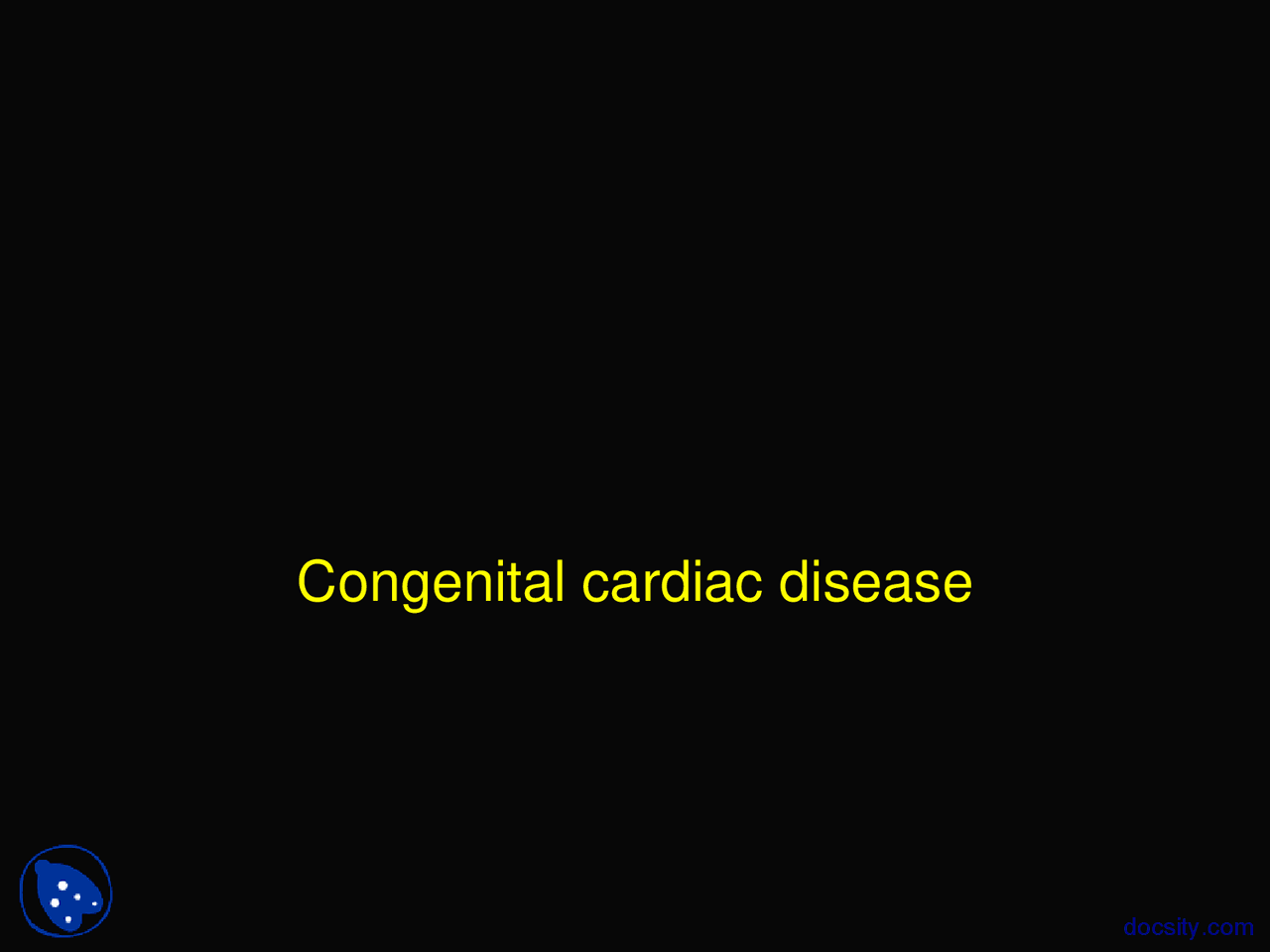 Congenital Cardiac Disease Radiology Lab Lecture Slides Docsity