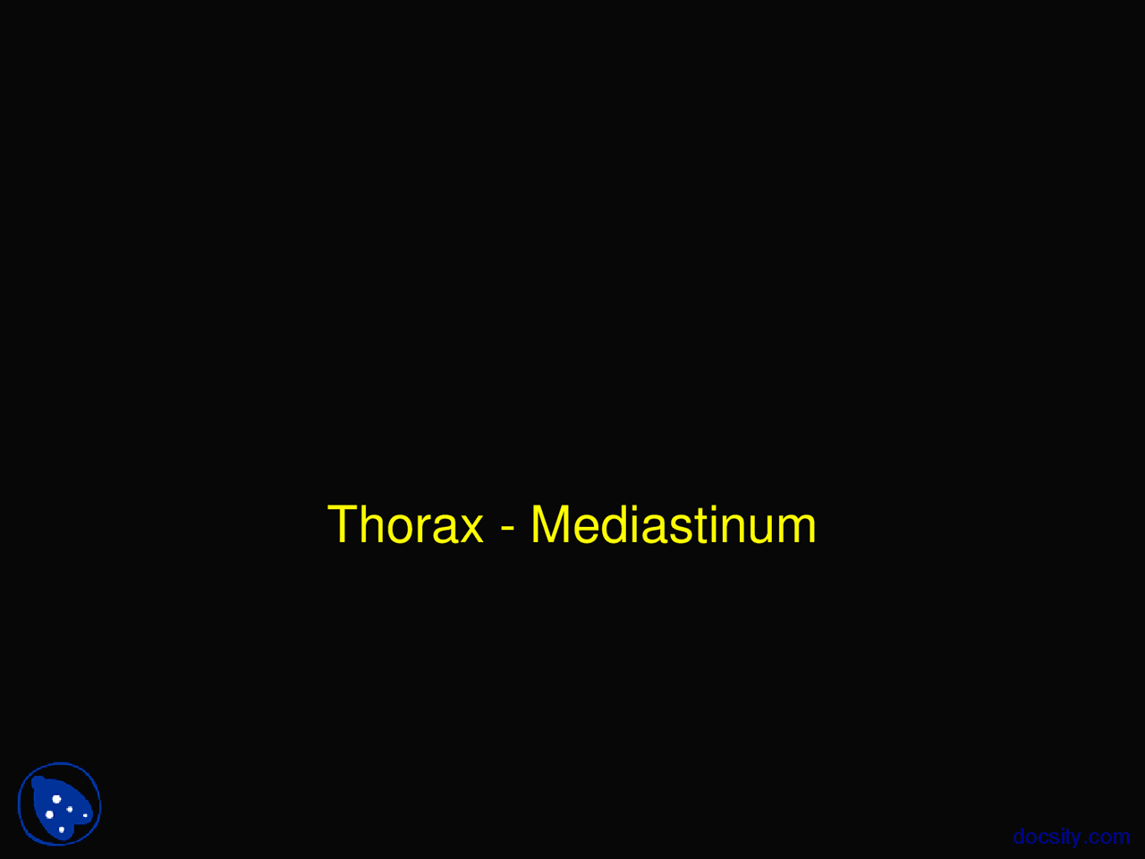 Thorax Mediastinum Radiology Lab Lecture Slides Docsity
