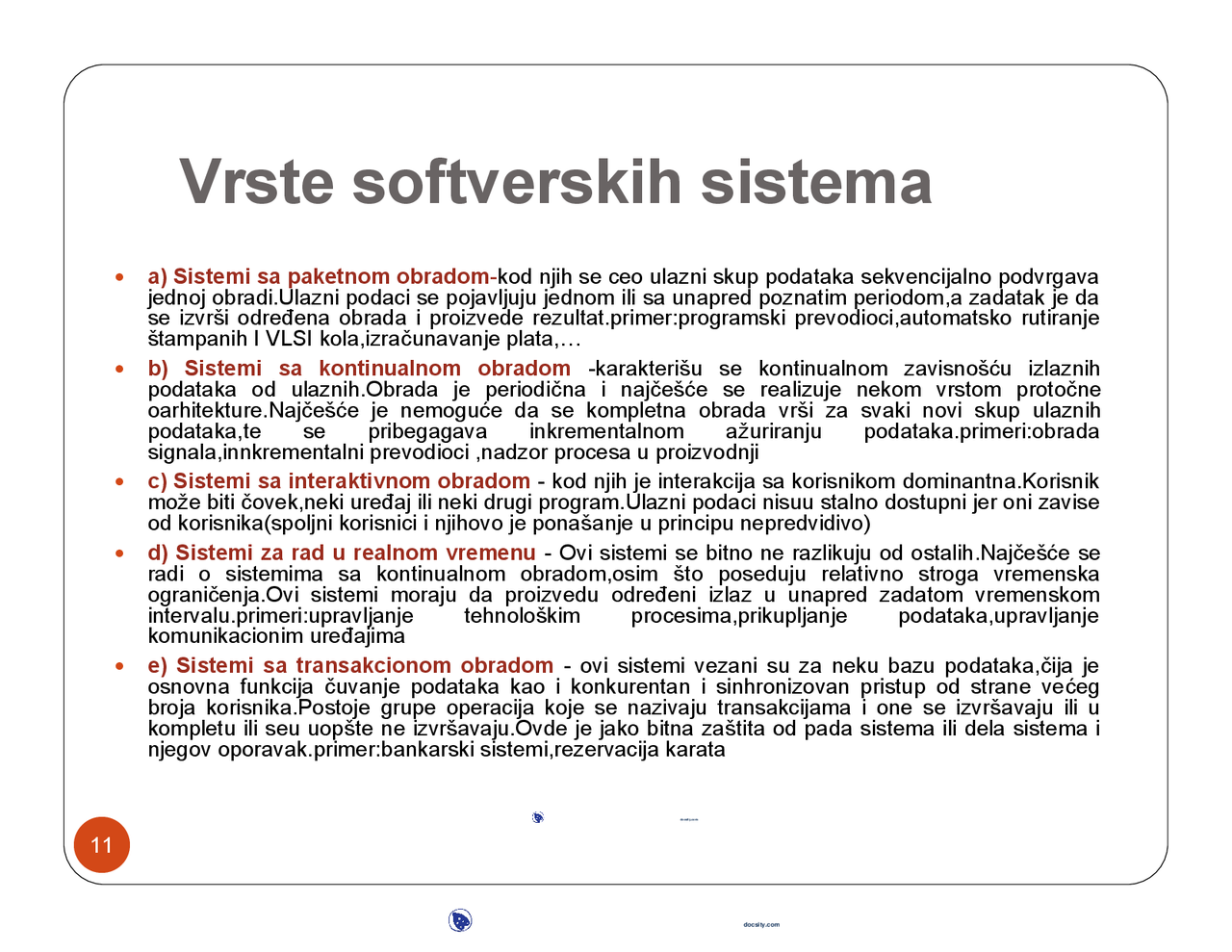 Vrste softverskih sistema-Slajdovi-Internet tehnologije-Ekonomija-2 | Slajdovi' predlog ...