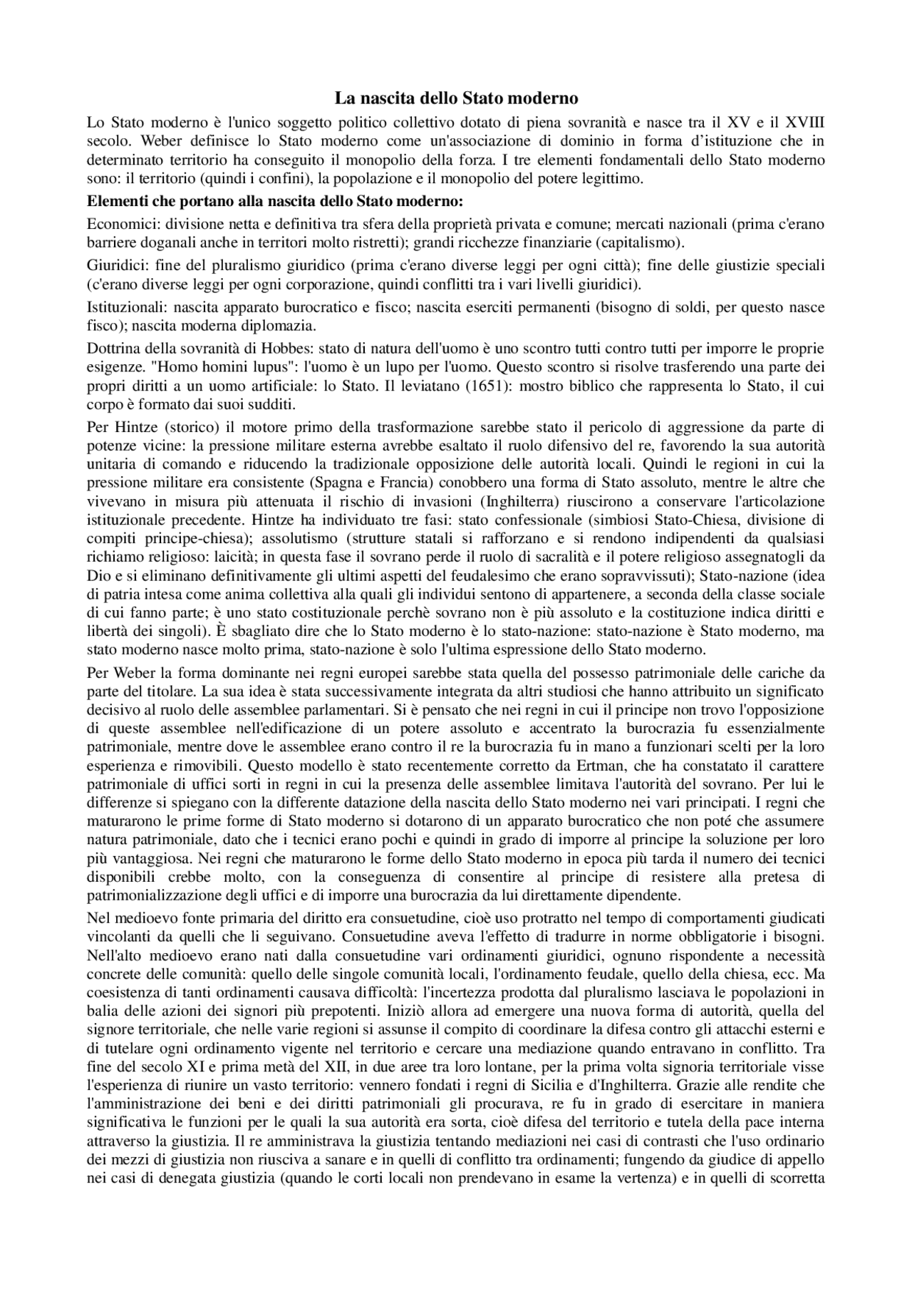 Lezione Capitoli 4 12 20 23 Storia Modera Donzelli Docsity