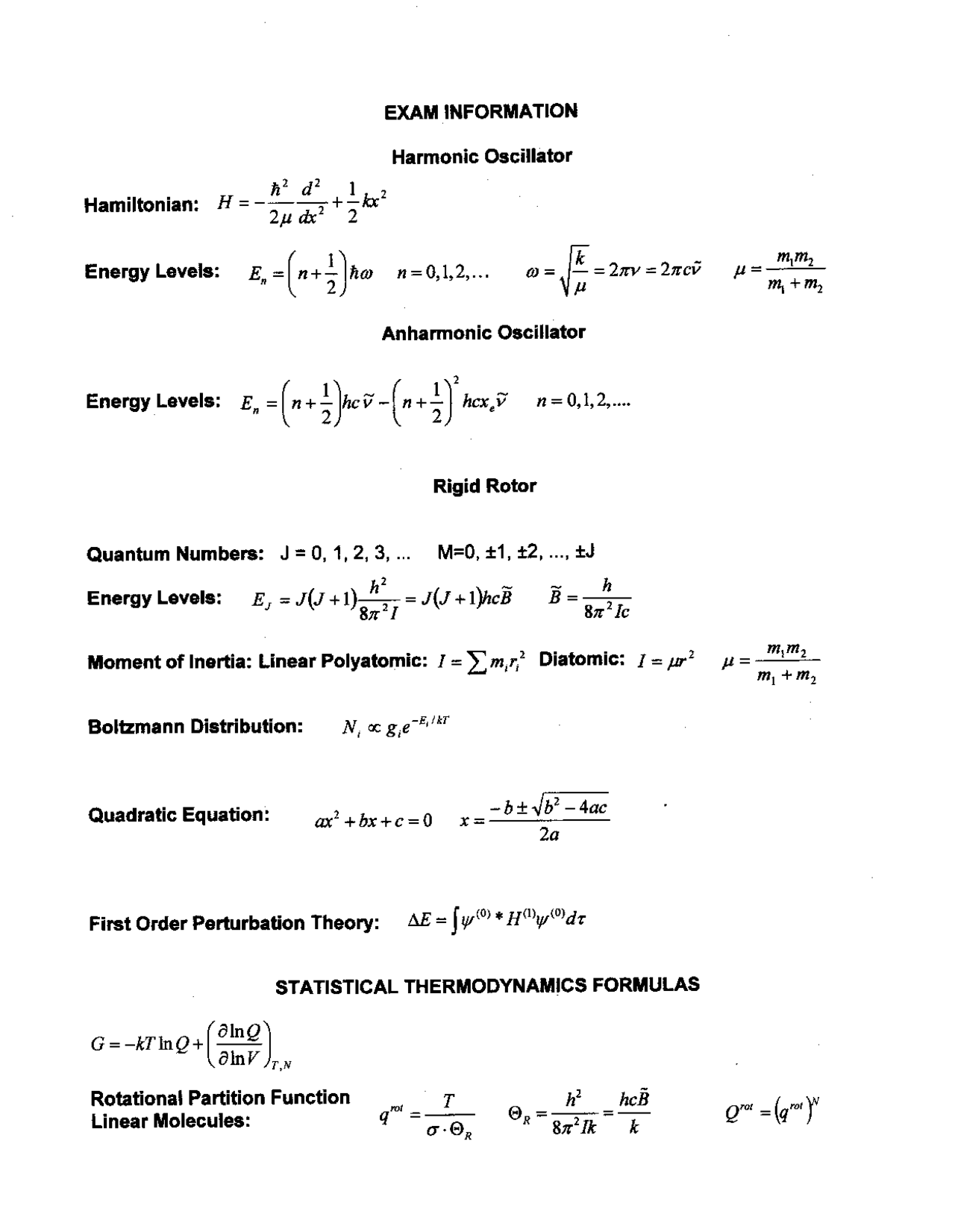 Raman Spectrum Advanced Physical Chemistry Solved Exam Paper Docsity