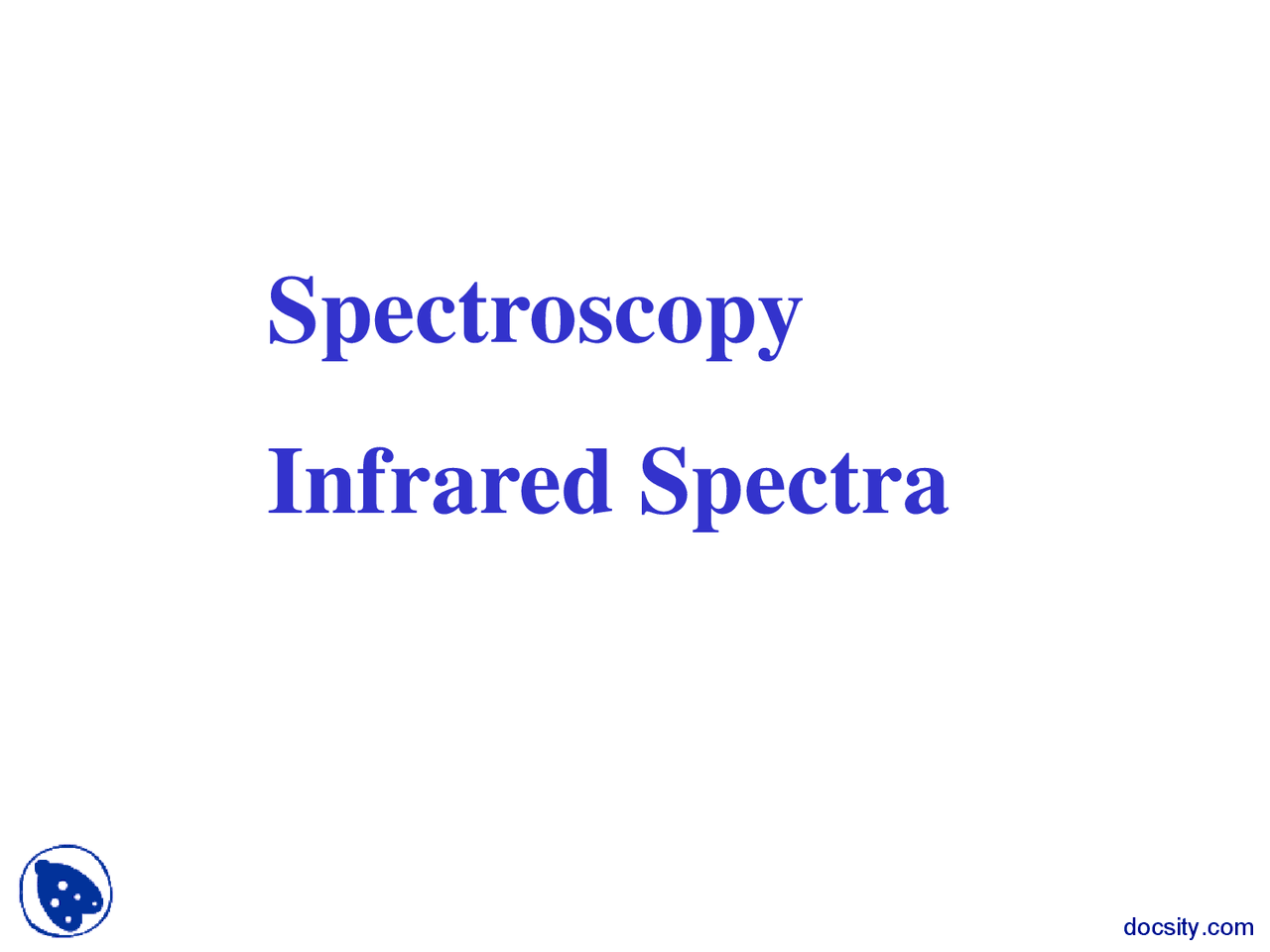 Infrared Spectra Organic Chemistry Ii Lecture Slides Docsity